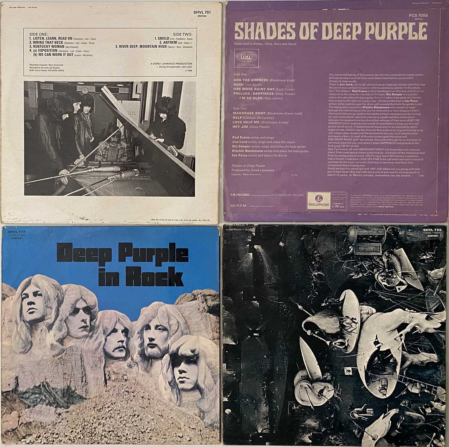 Lot 659 - DEEP PURPLE - LP RARITIES PACK