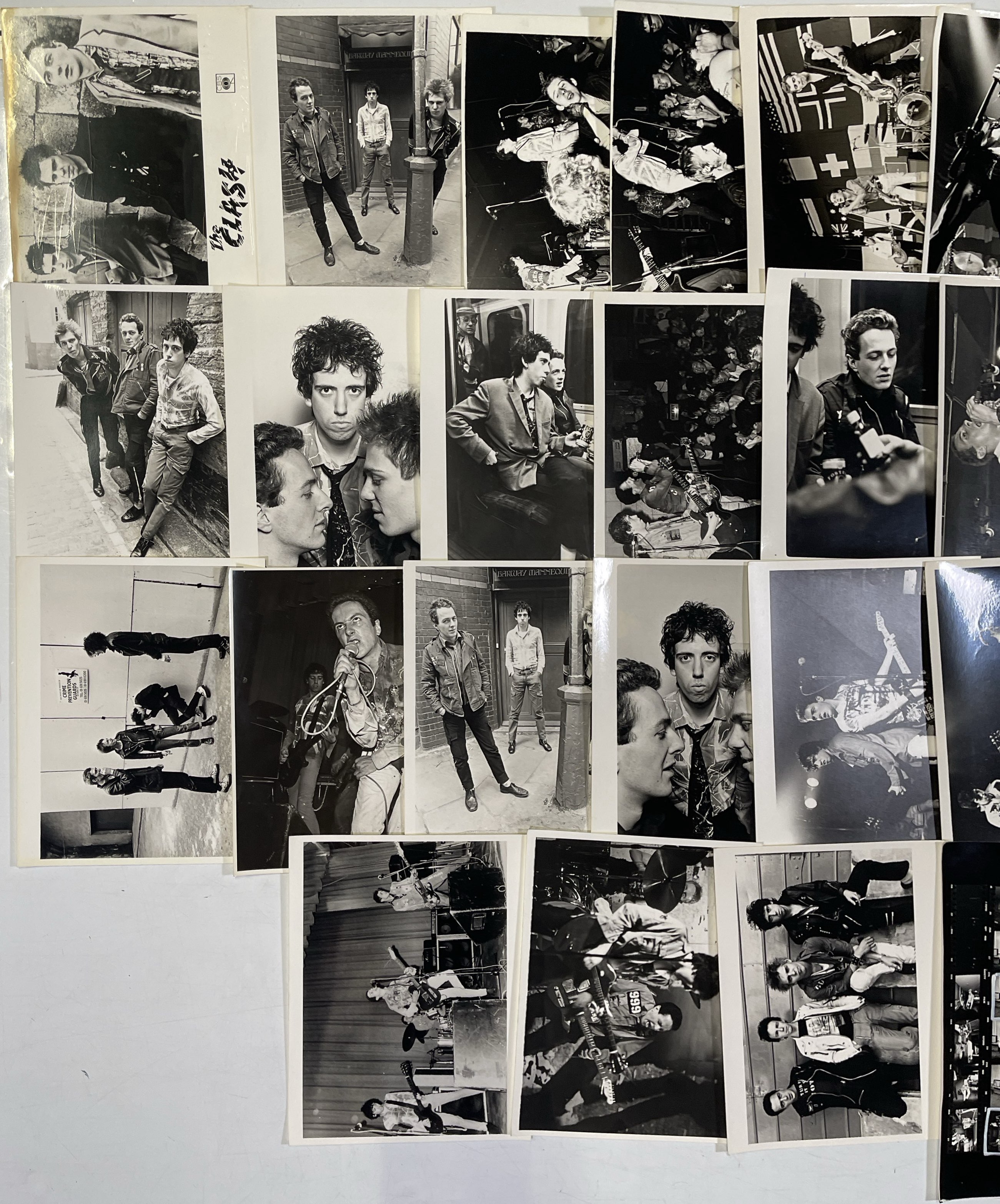 Lot 549 - THE CLASH - PRESS / PROMO PHOTO COLLECTION.