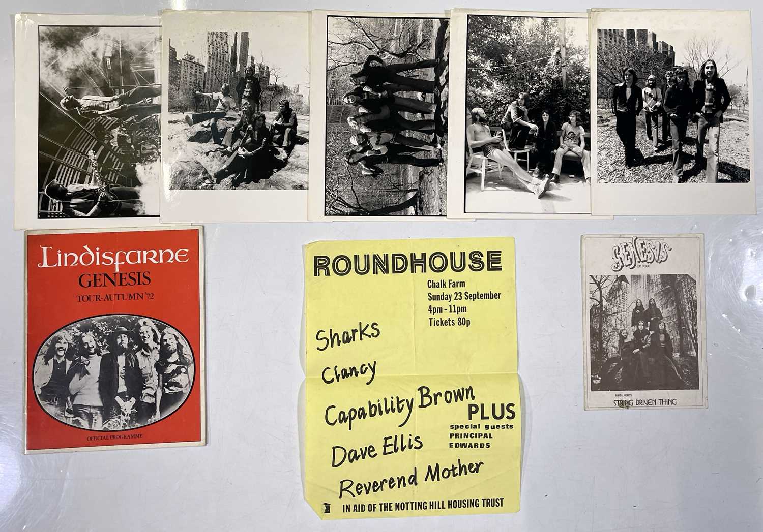 Lot 155 - GENESIS - ORIGINAL PRESS PHOTOS WITH