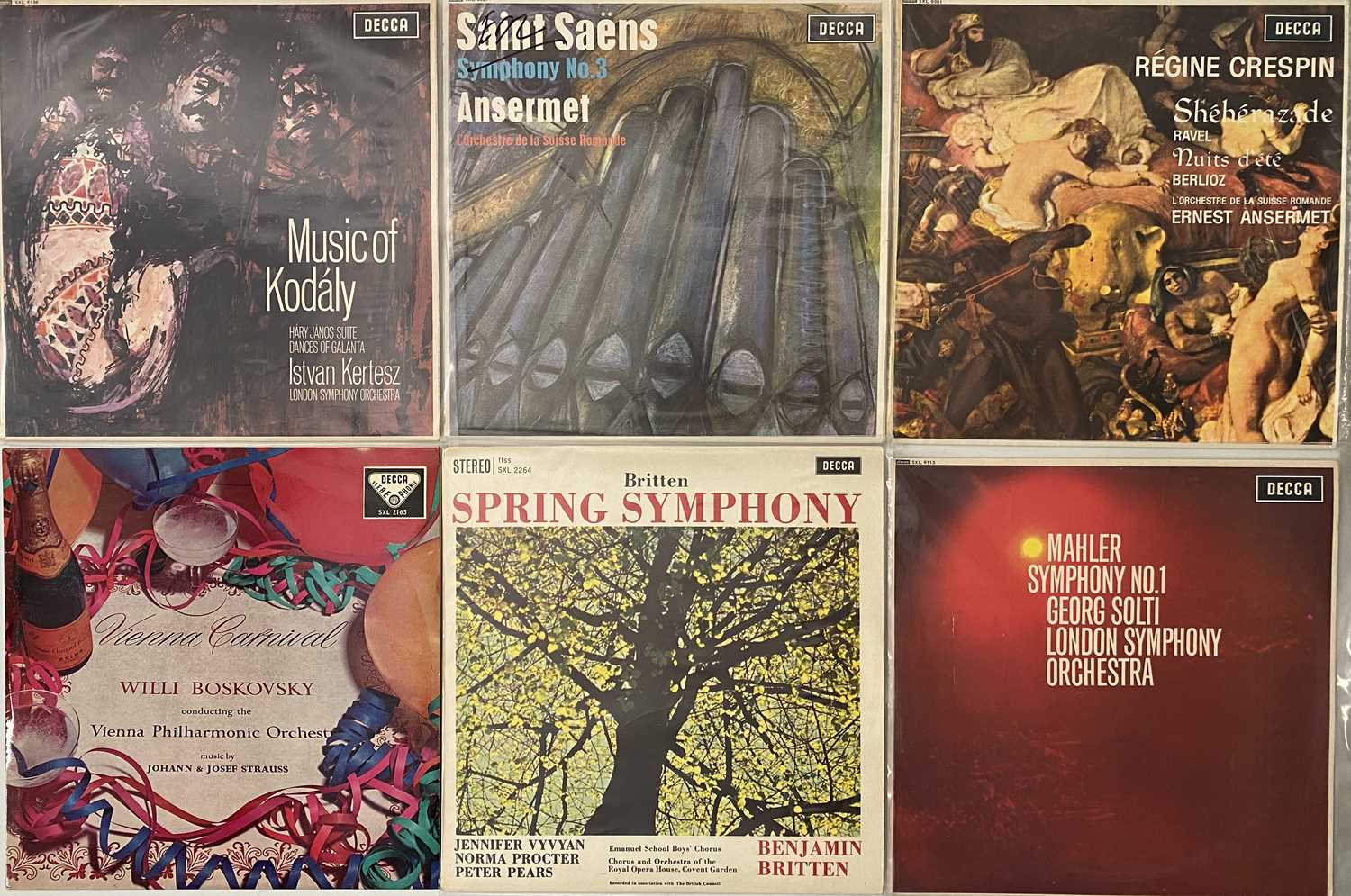 Lot 812 - DECCA SXL ED1 - CLASSICAL LP PACK