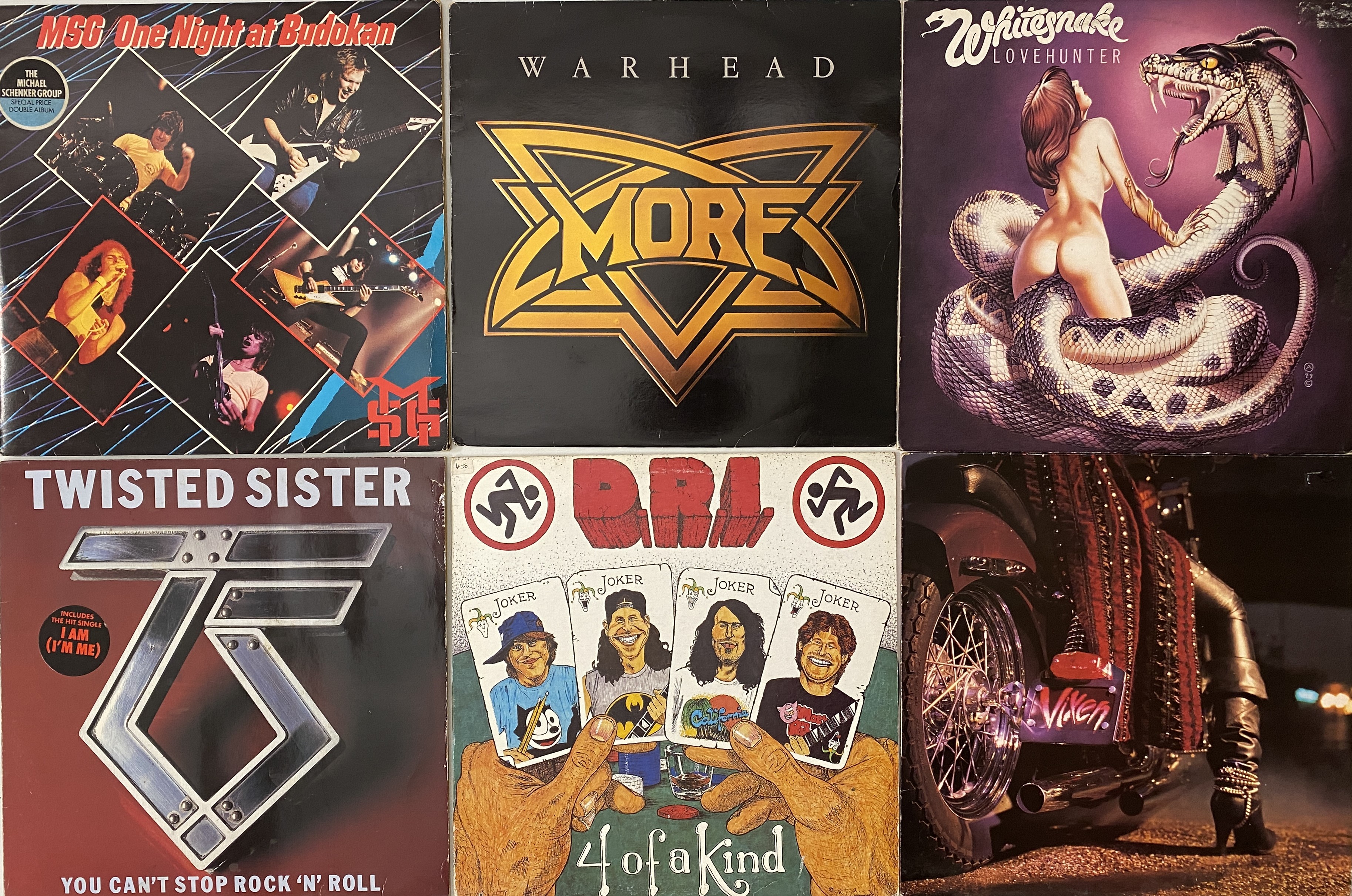 Lot 755 - METAL / HARD ROCK - LP / 12" COLLECTION