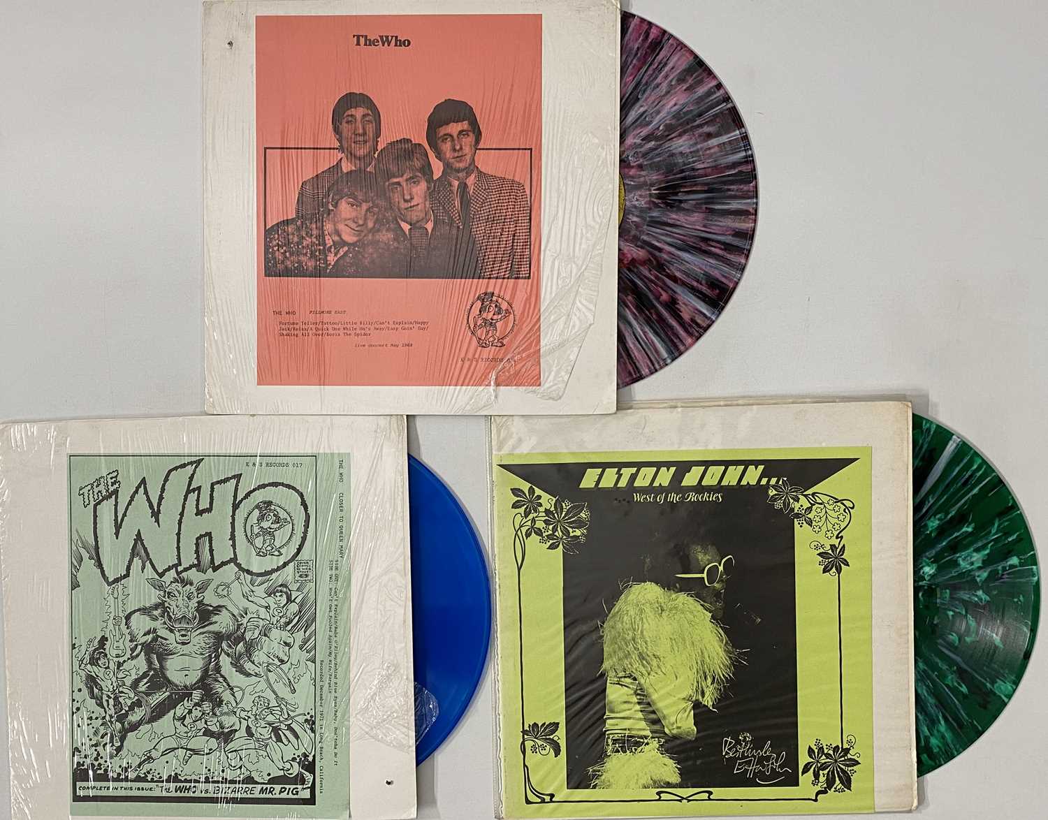 Lot 785 - ELTON JOHN / THE WHO - PRIVATE PRESSINGS