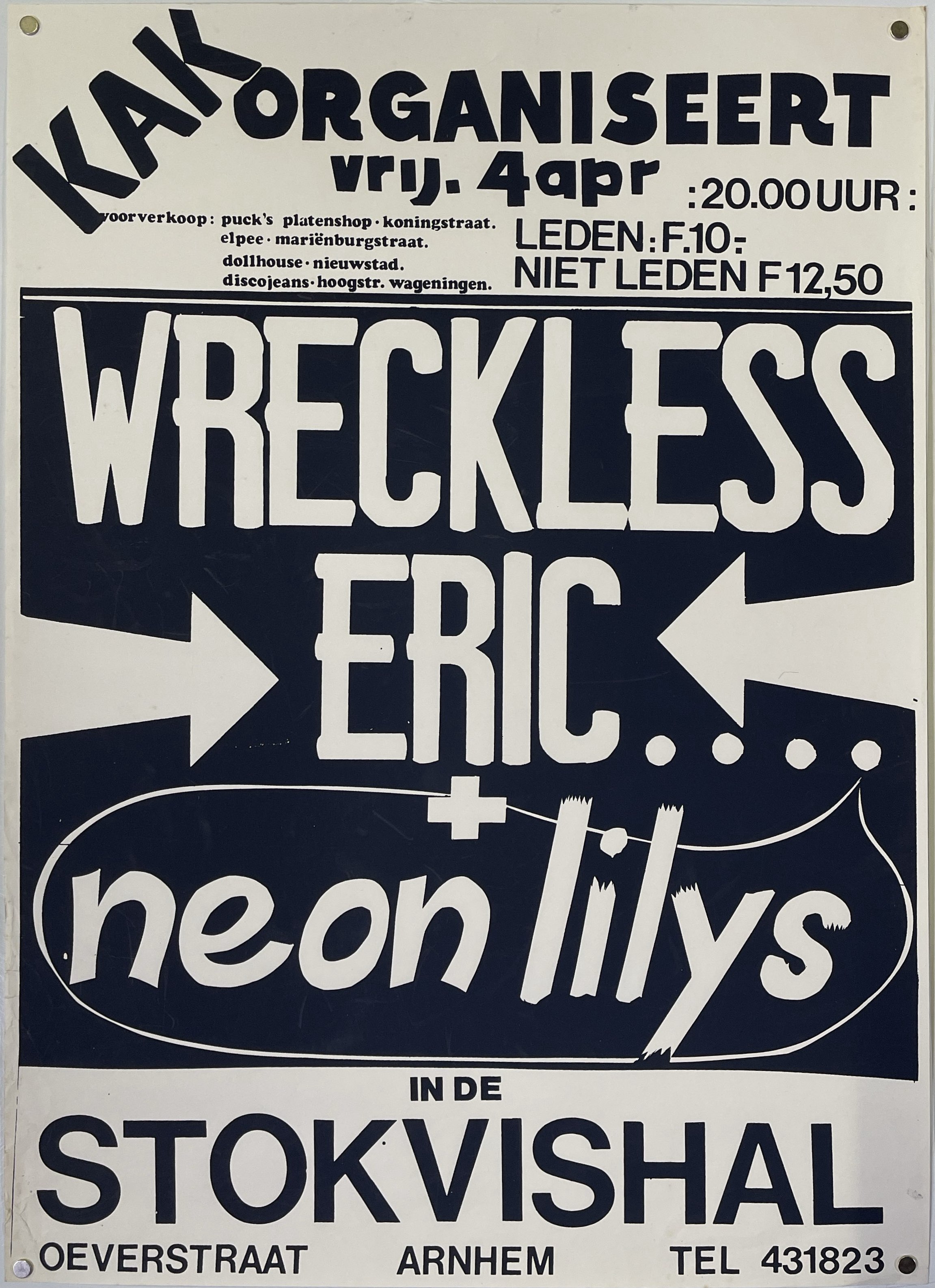 Lot 227 - 1970S/80S DUTCH CONCERT POSTERS NC