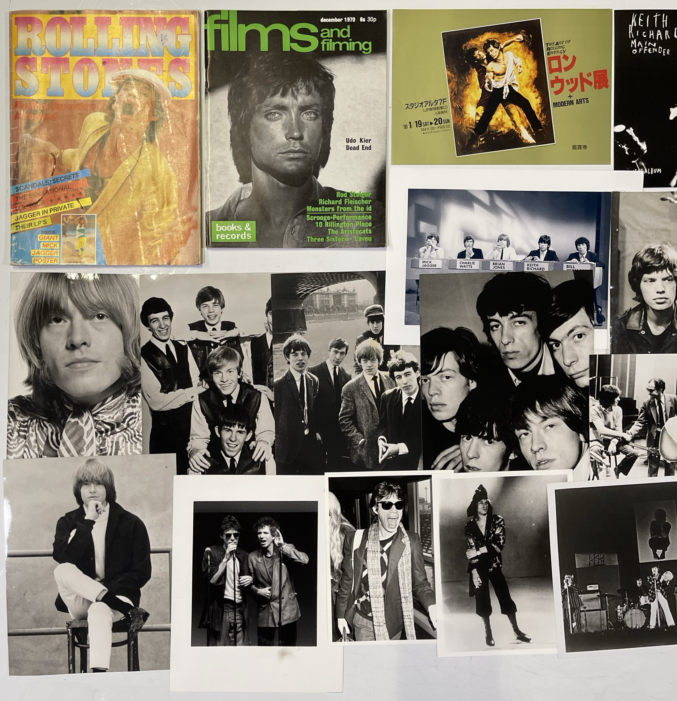 Lot 383 - THE ROLLING STONES - PRESS/PROMO PHOTOS.