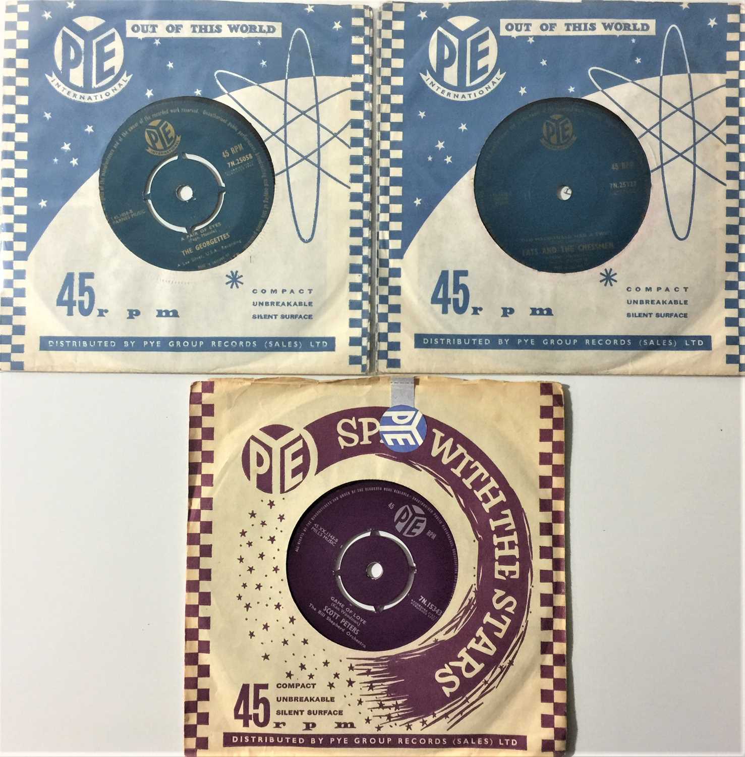 Lot 55 - PYE RECORDS 7" - R&R/DOO WOP (LATE 50s/EARLY