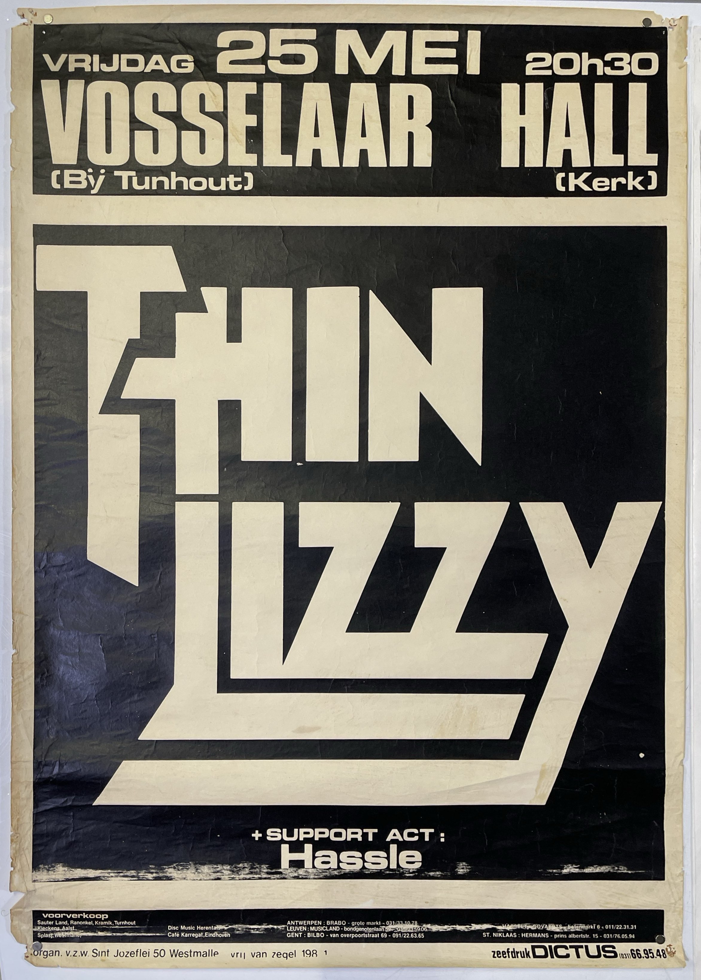 Lot 245 - DEEP PURPLE / THIN LIZZY CONCERT / PROMO