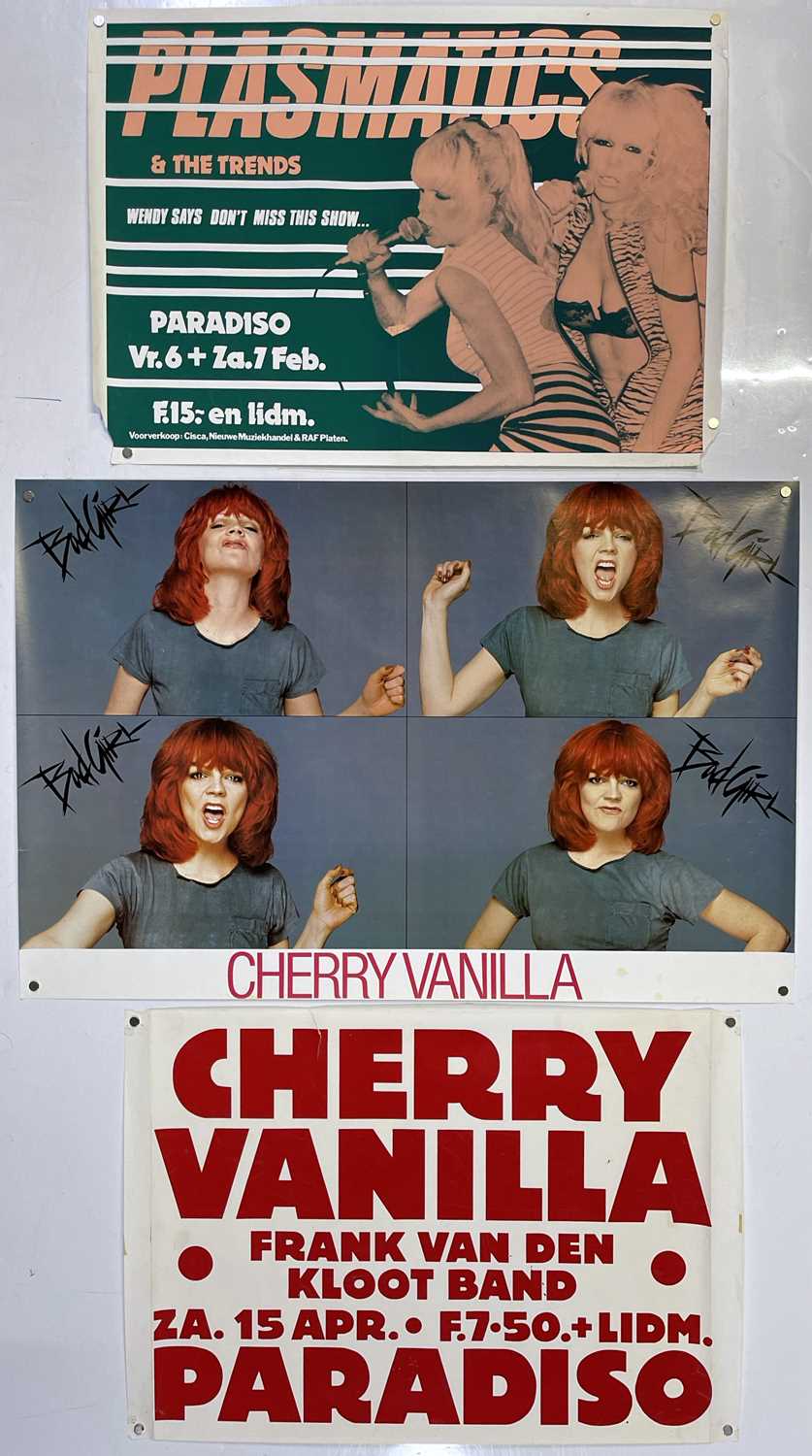 Lot 250 - THE PLASMATICS / CHERRY VANILLA - DUTCH