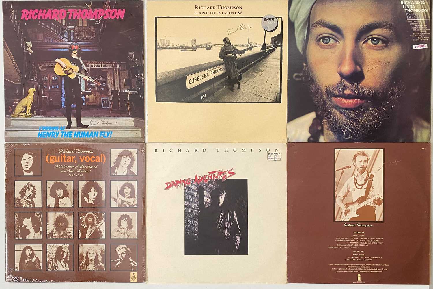 Lot 937 - RICHARD THOMPSON AND RELATED - LP PACK (INC