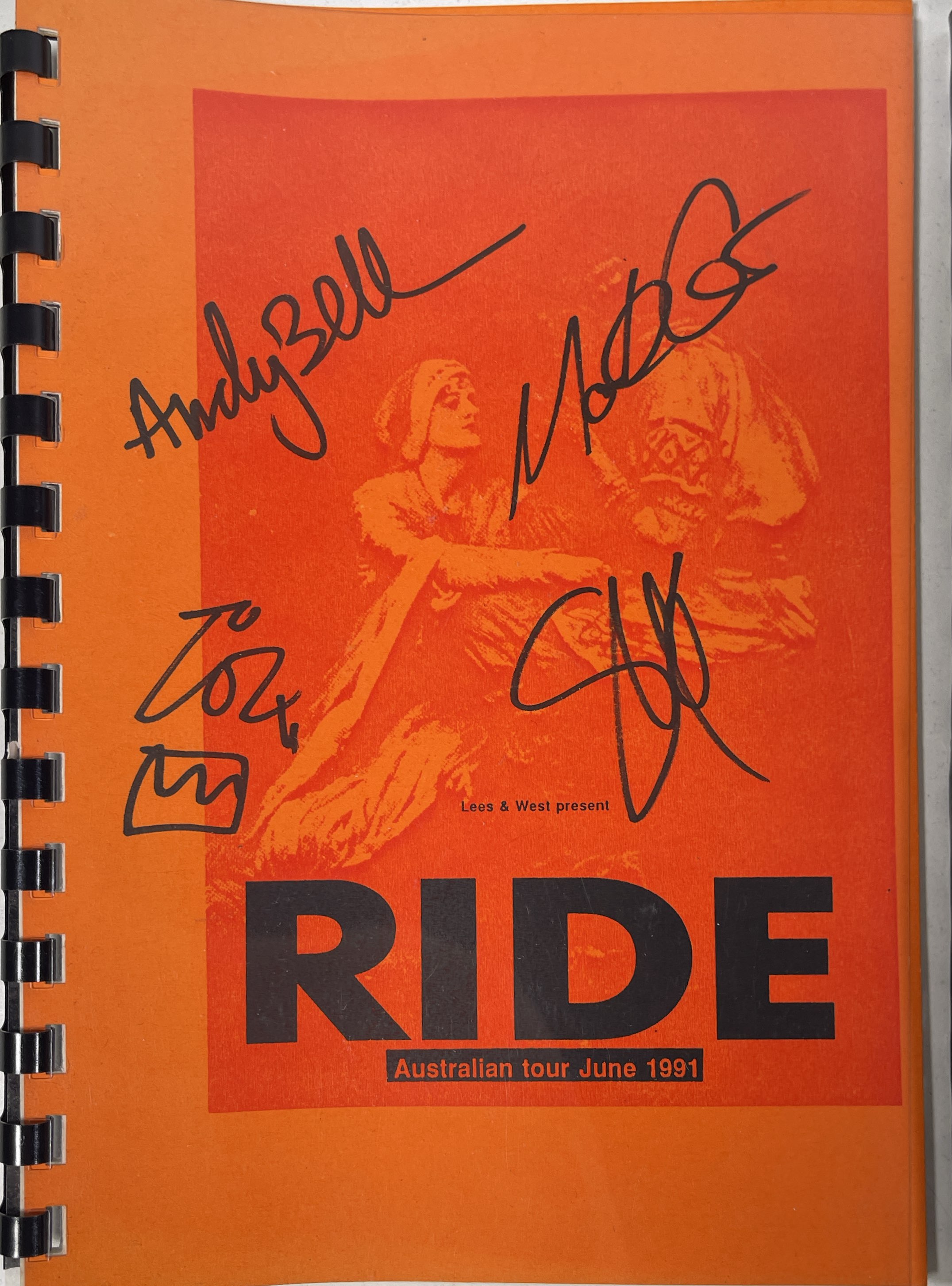 Lot 502 - RIDE - SIGNED LPS AND ITINERARIES.