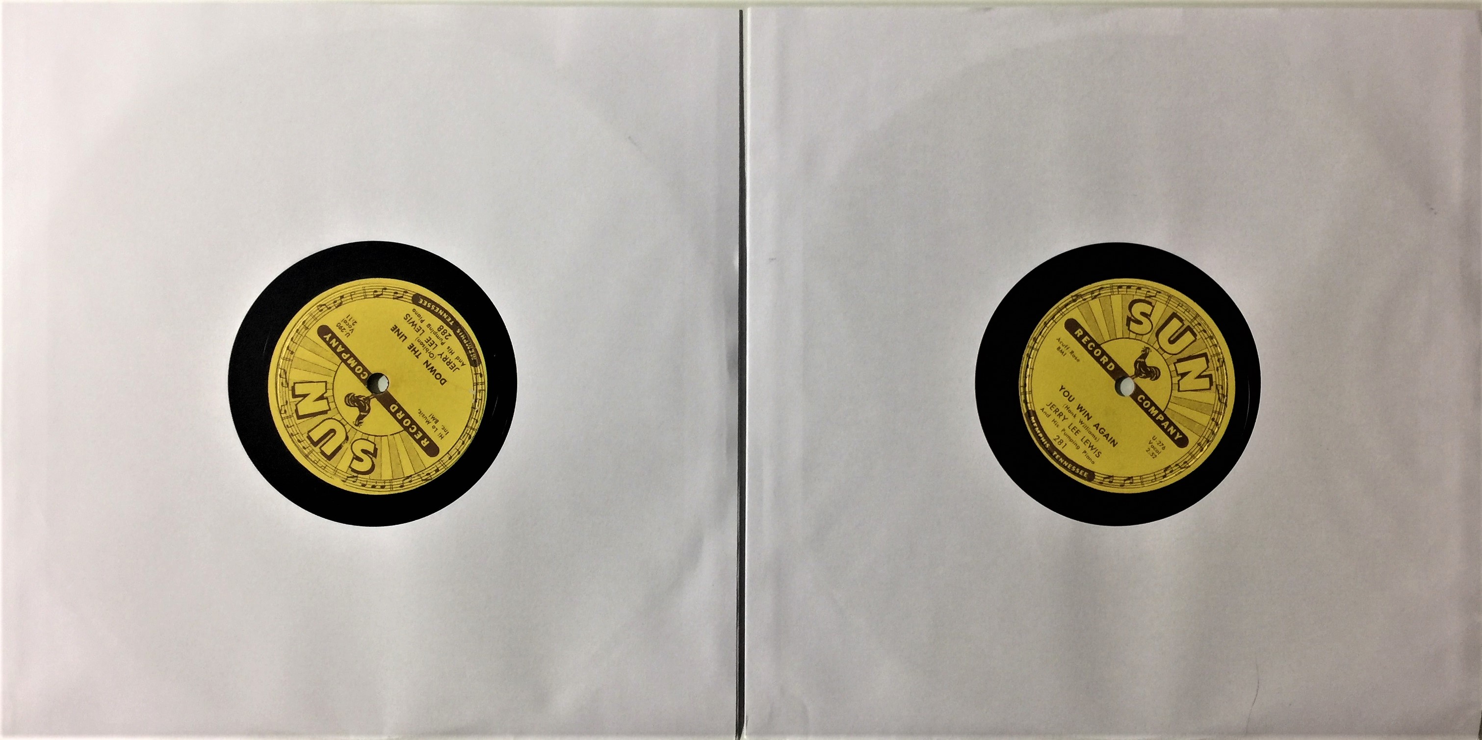 Lot 21 - Jerry Lee Lewis - SUN 78s