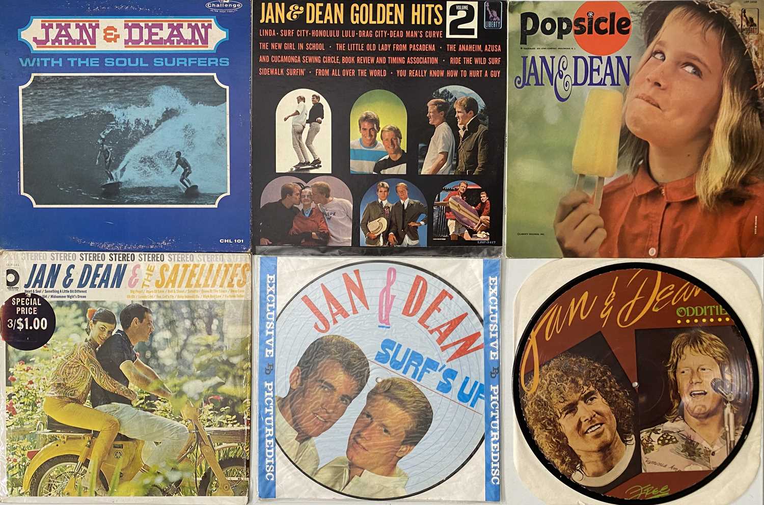Lot 947 - JAN & DEAN - LP COLLECTION