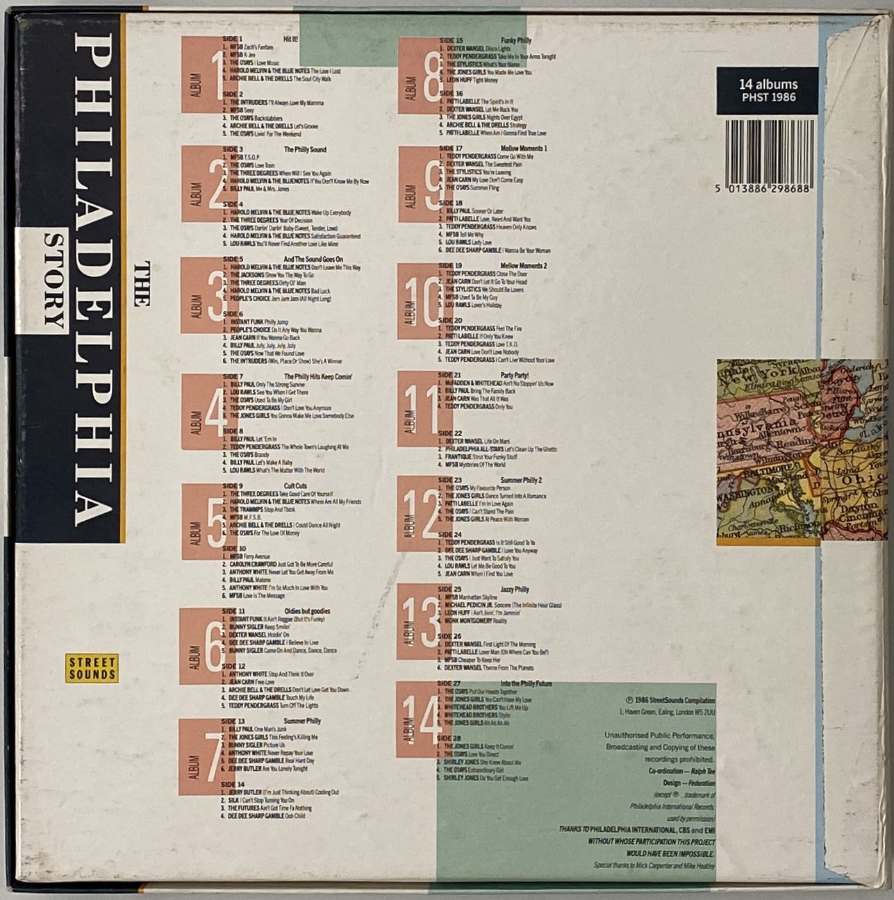 Lot 905 - THE PHILADELPHIA STORY LP BOX SET (STREET