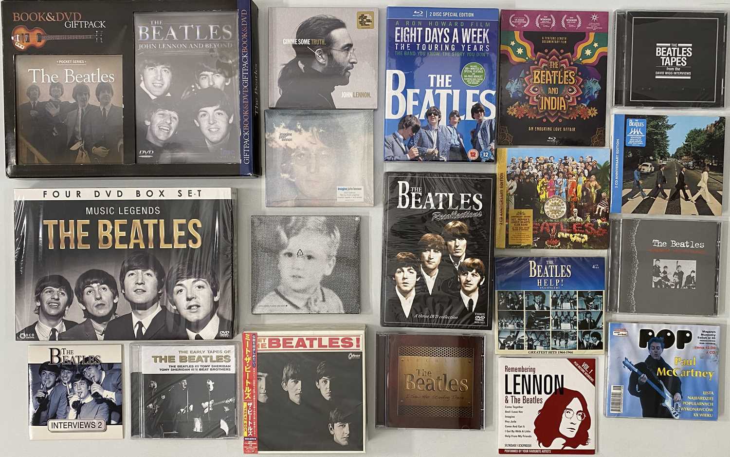 Lot 950 - THE BEATLES AND RELATED CD/ DVD BOX SETS