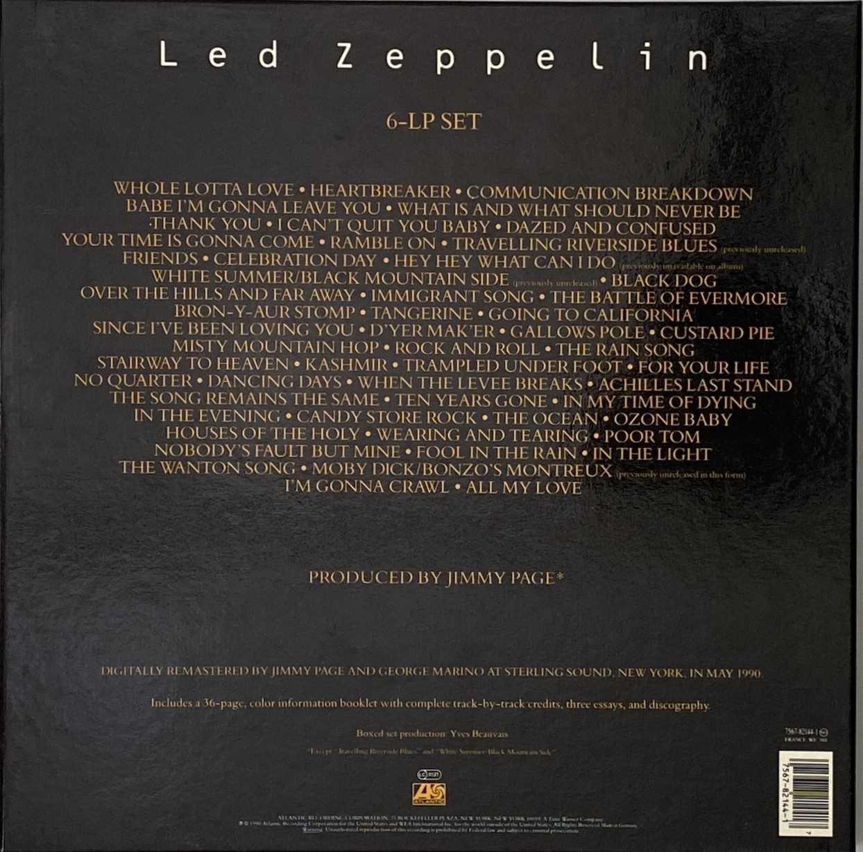 Lot 906 - LED ZEPPELIN - LED ZEPPELIN LP BOX SET