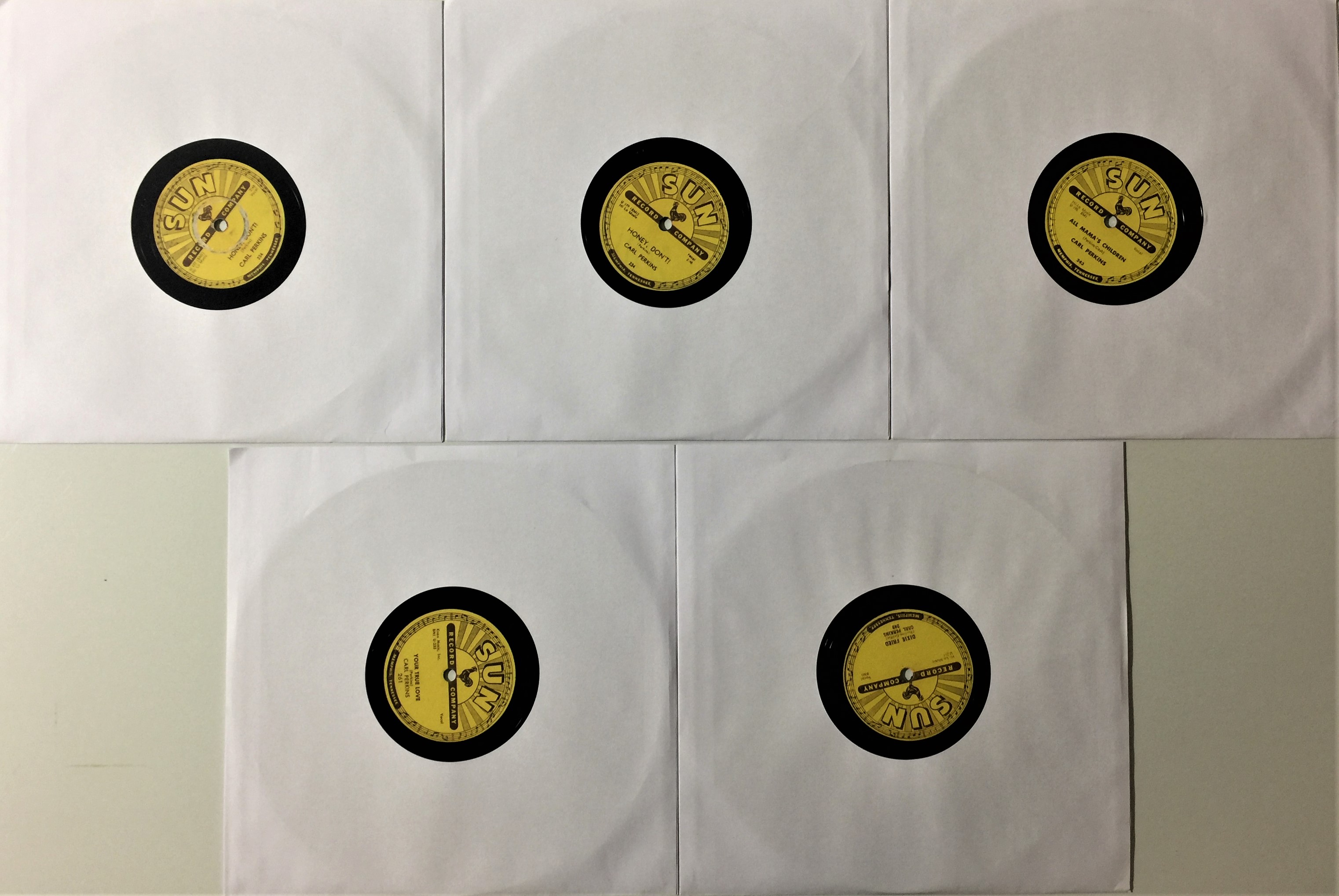 Lot 24 - Carl Perkins - SUN 78s