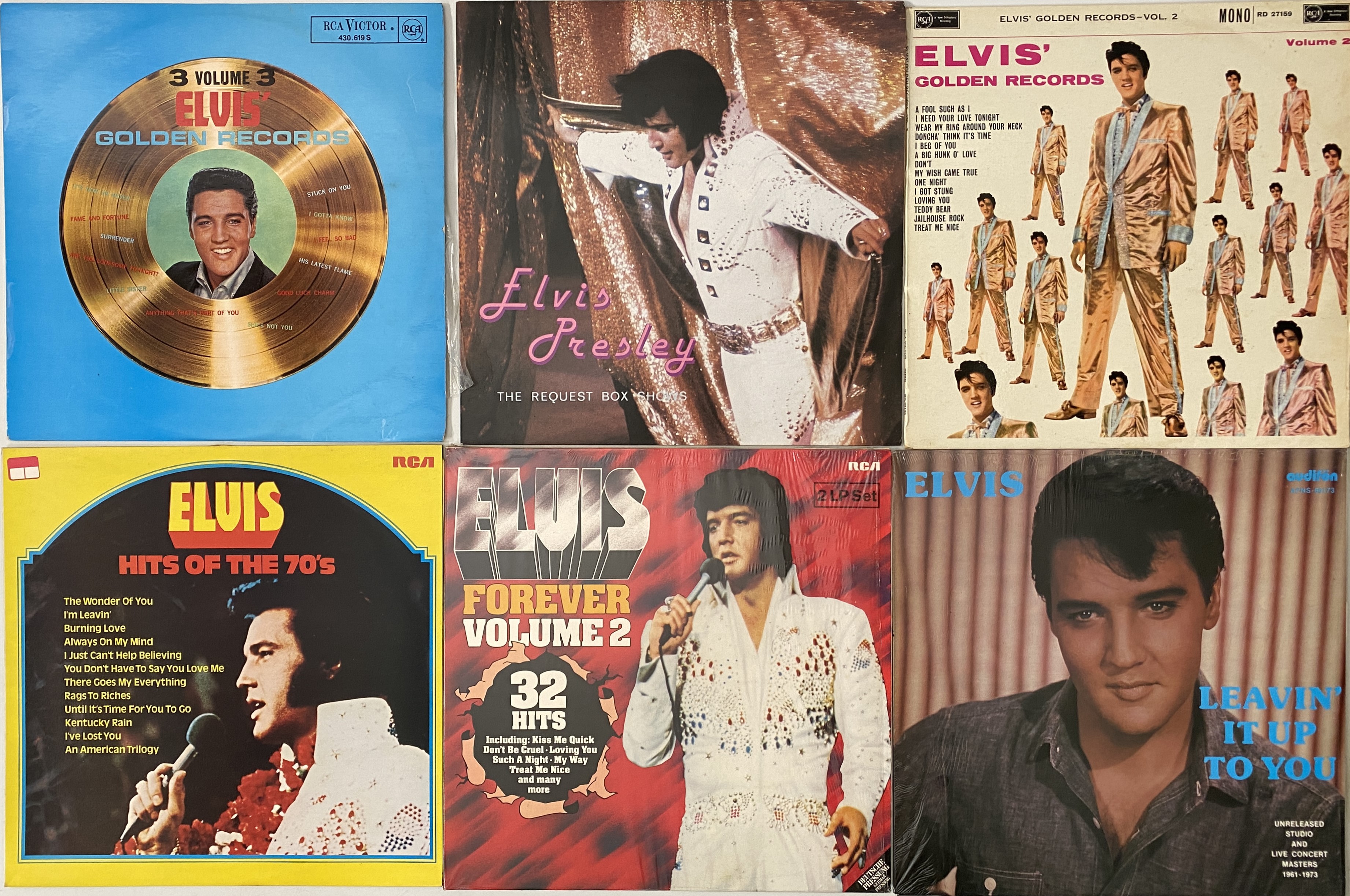 Lot 977 - ELVIS PRESLEY - LP COLLECTION (PRIVATE/