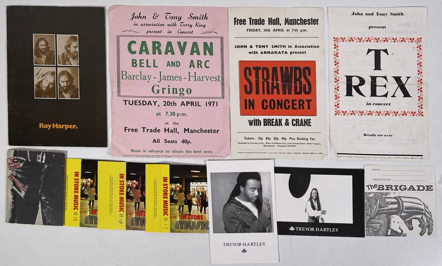 Lot 130 - 1970S HANDBILLS / FLYERS INC T REX.