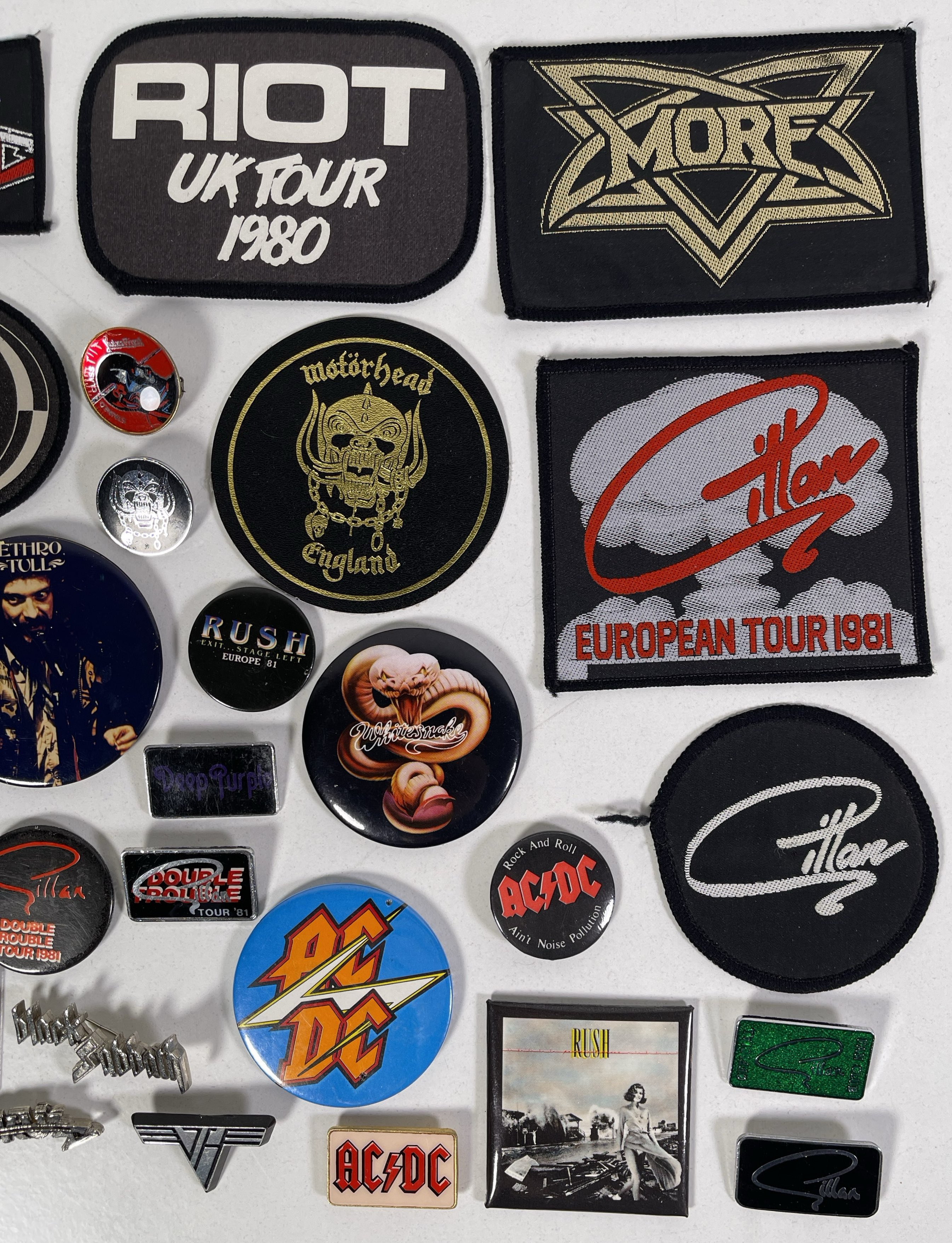 Lot 69 - ROCK / HARD ROCK / METAL PATCHES AND BADGES.