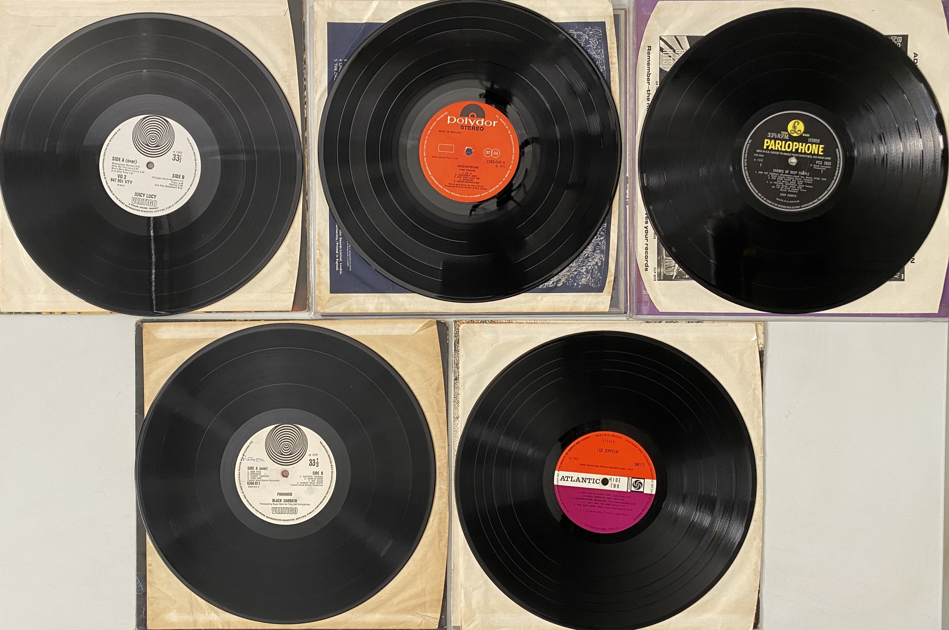 Lot 1000 - ROCK/ PROG - LP RARITIES PACK