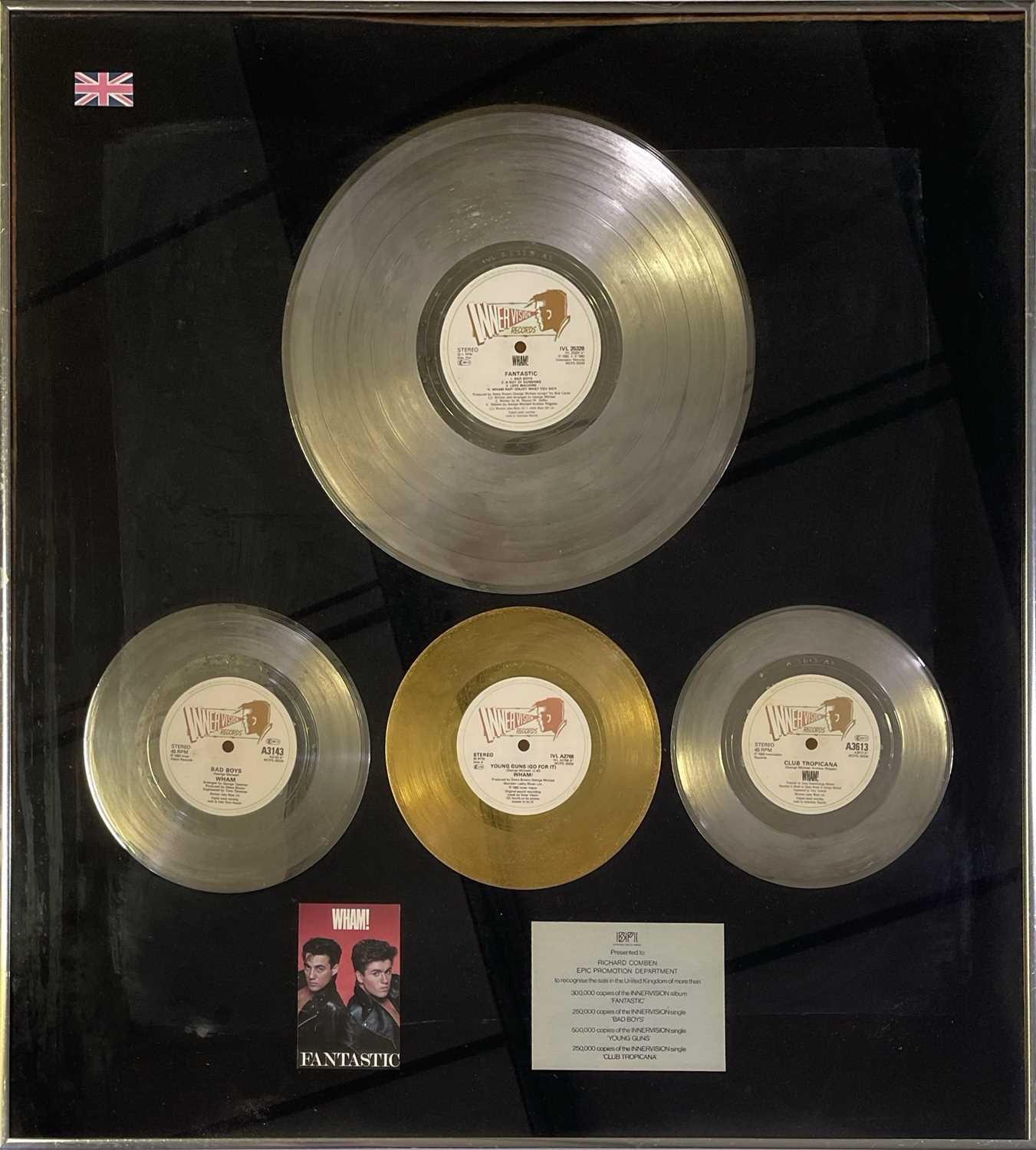 Lot 329 - GEORGE MICHAEL / WHAM - OFFICIAL BPI