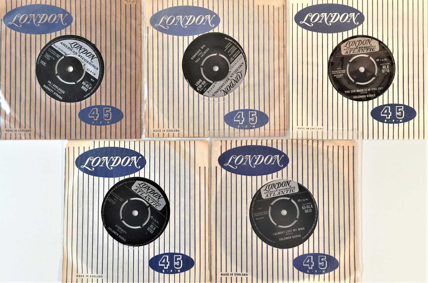 Lot 152 - LONDON RECORDS 7'' COLLECTION - 60s SOUL