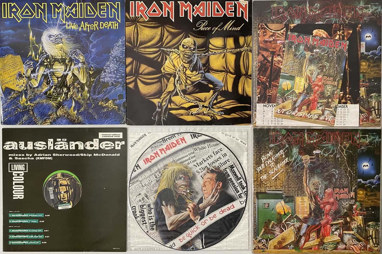 Lot 1105 - METAL - LP / 12" / PICTURE / SHAPED DISK