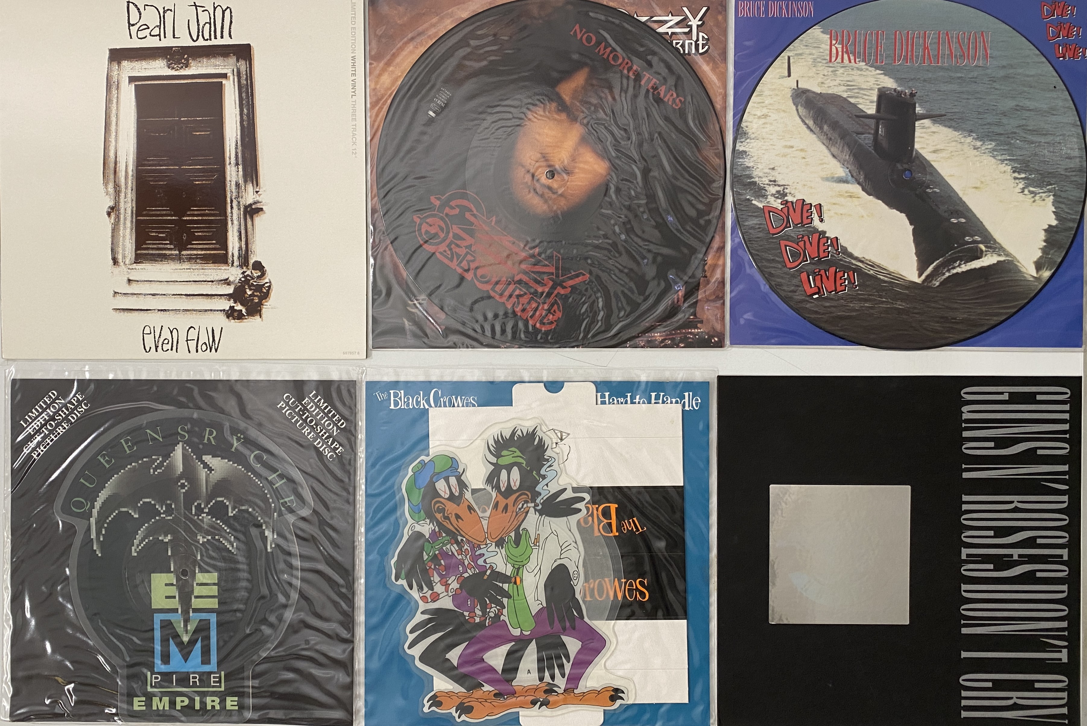 Lot 1105 - METAL - LP / 12" / PICTURE / SHAPED DISK