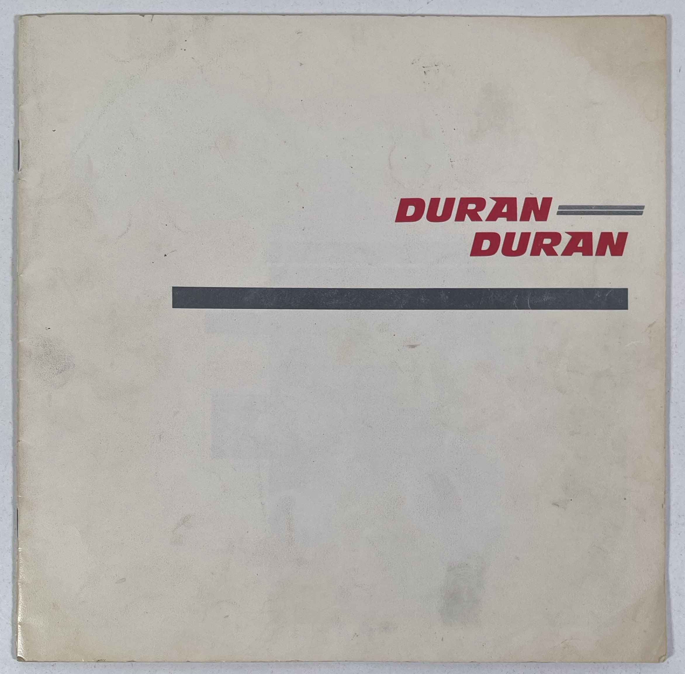 Lot 451 - DURAN DURAN - FULLY SIGNED 1981 CONCERT