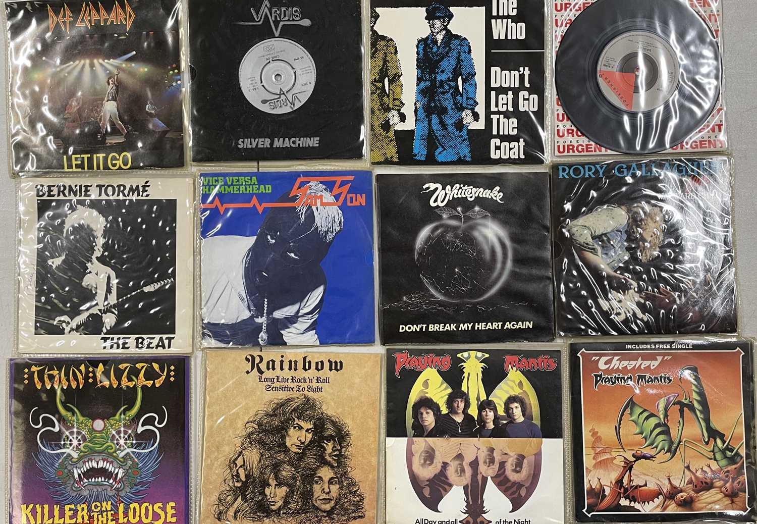 Lot 1017 - ROCK/HEAVY/METAL - 7" COLLECTION
