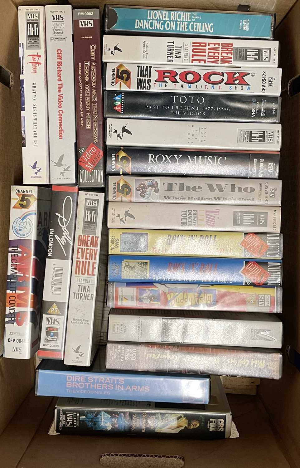 Lot 1278 - CASSETTES / DVDs / VHS / MEM COLLECTION