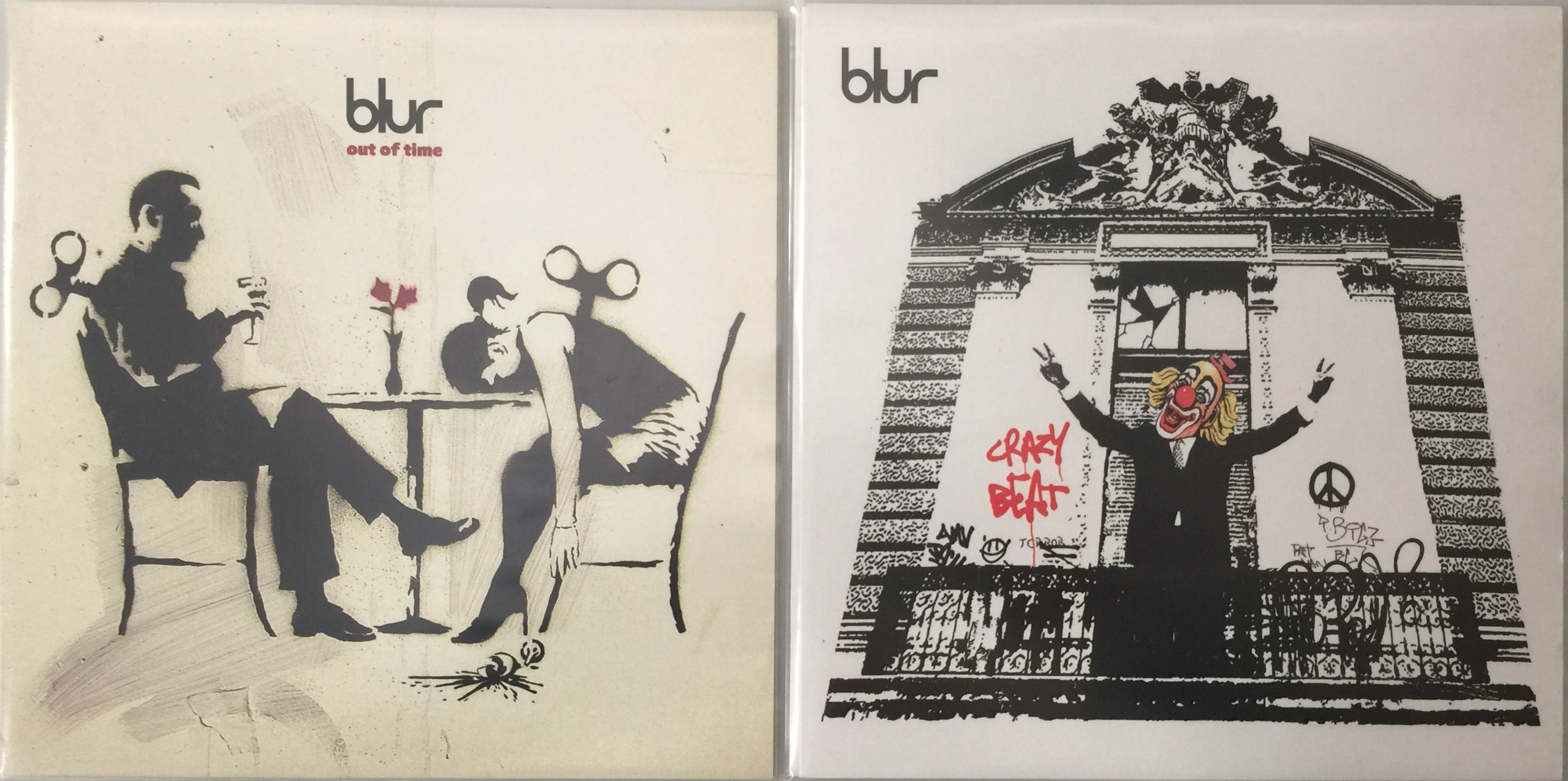 Lot 92 - BLUR - 7" BANKSY COVER RARITIES PACK