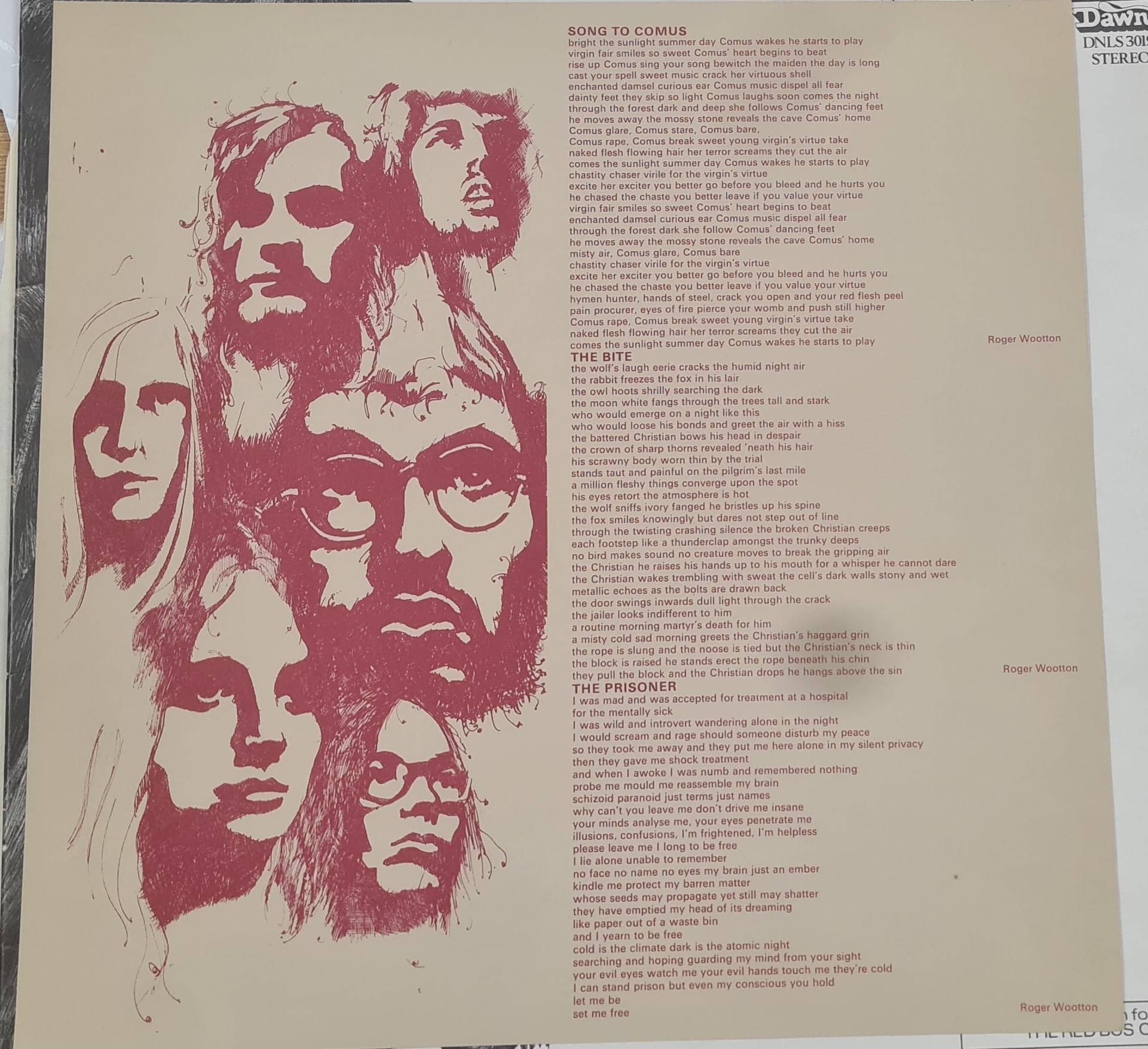 Lot 95 - COMUS - FIRST UTTERANCE LP (COMPLETE ORIGINAL