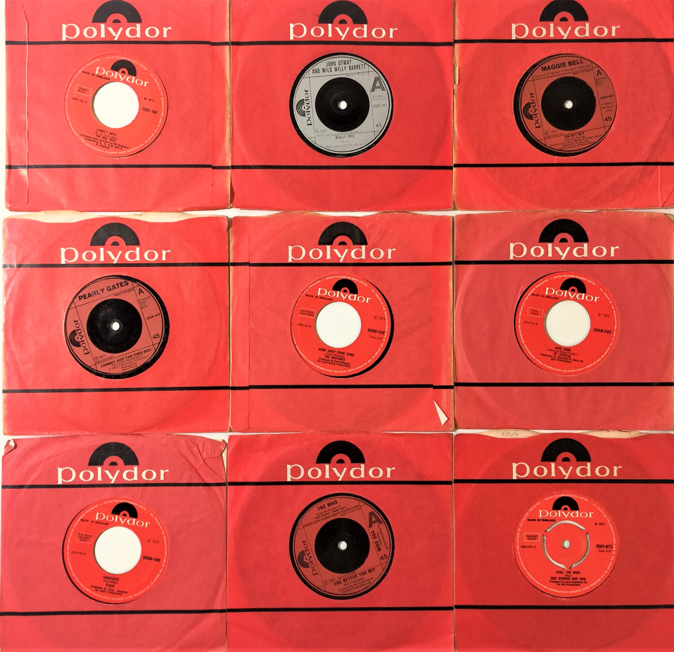 Lot 74 - POLYDOR 7" COLLECTION (60s/70s)