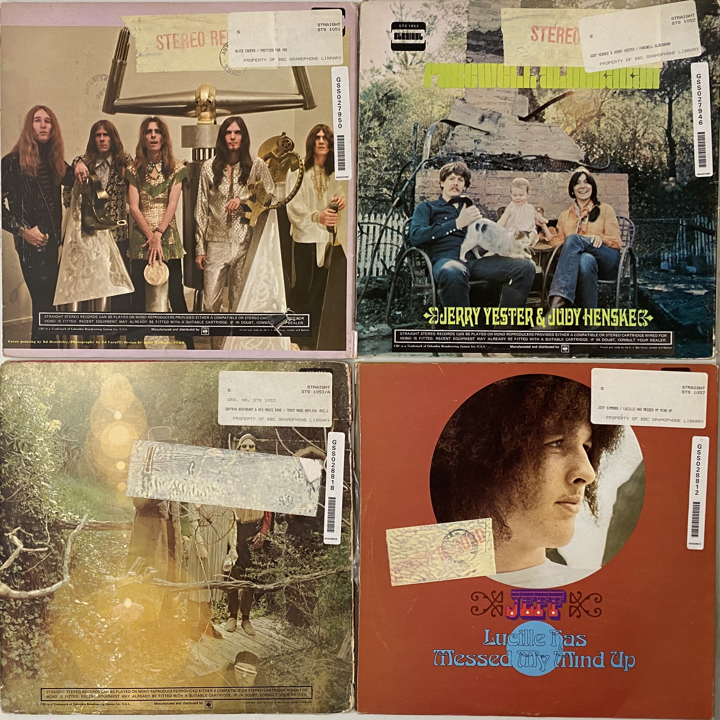 Lot 99 - STRAIGHT RECORDS - LP RARITIES PACK