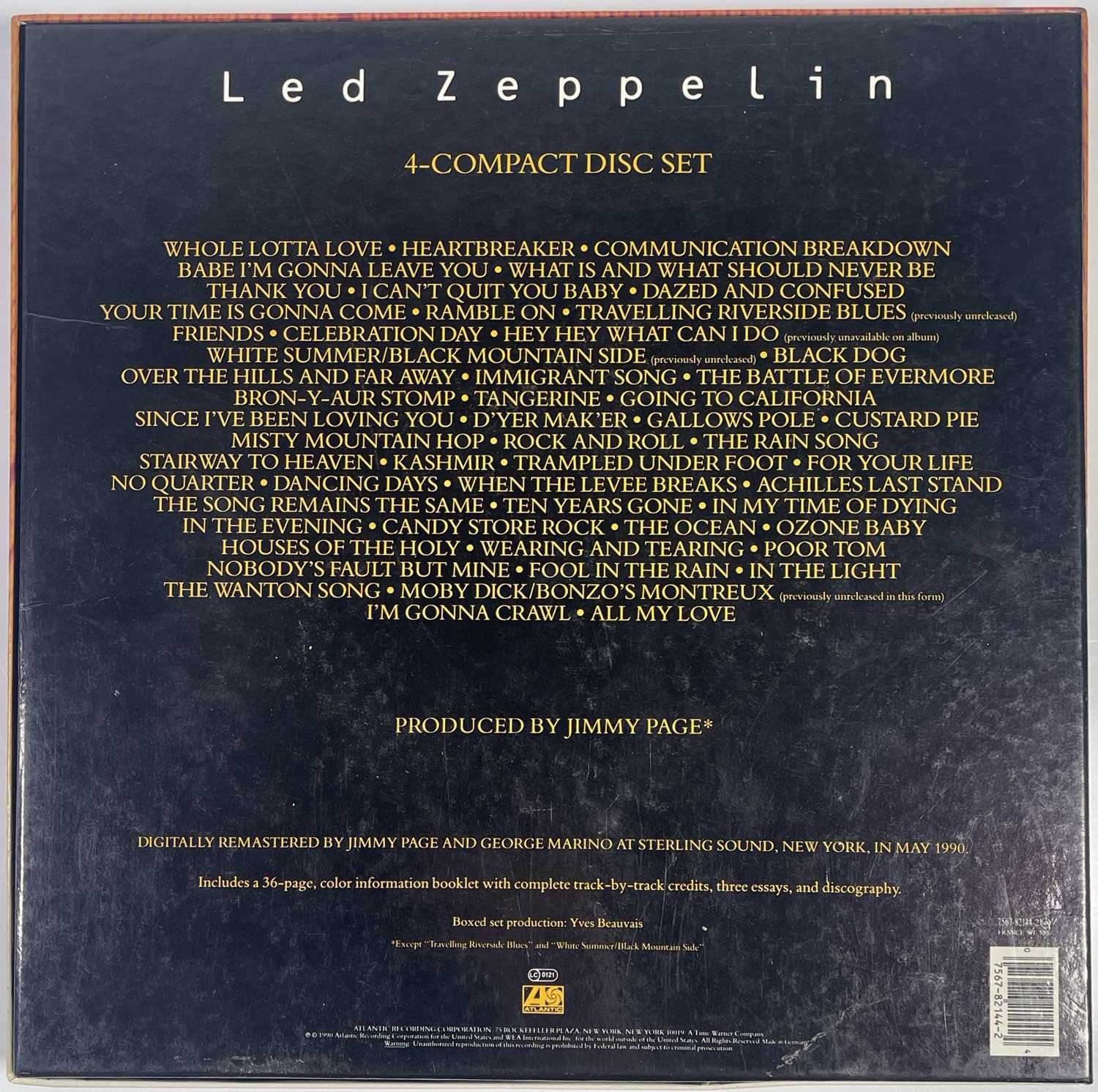 Lot 2 - LED ZEPPELIN - FULLY SIGNED BOXSET.