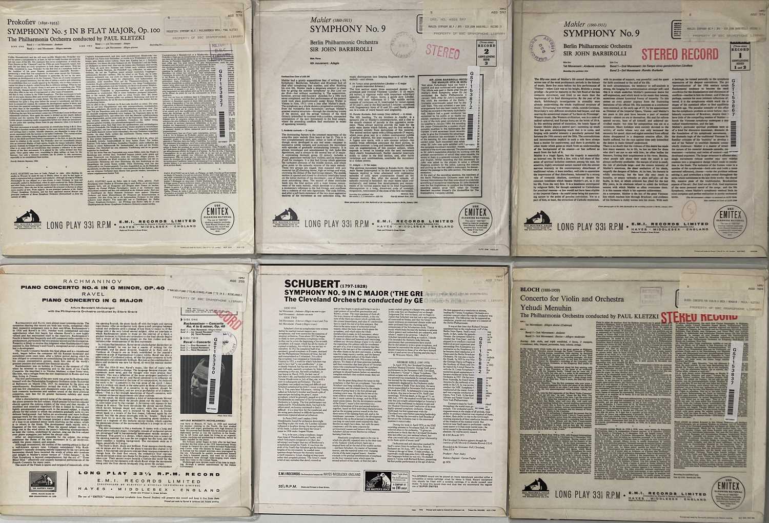 Lot 106 - HMV - CLASSICAL LP RARITIES PACK