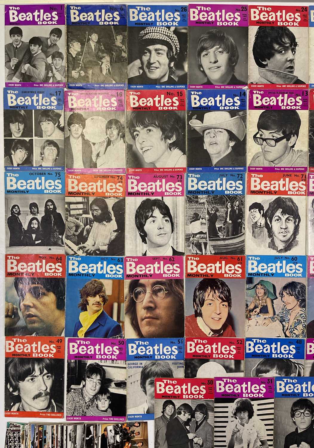 Lot 14 - THE BEATLES - MONTHLY BOOKS / COLLECTORS
