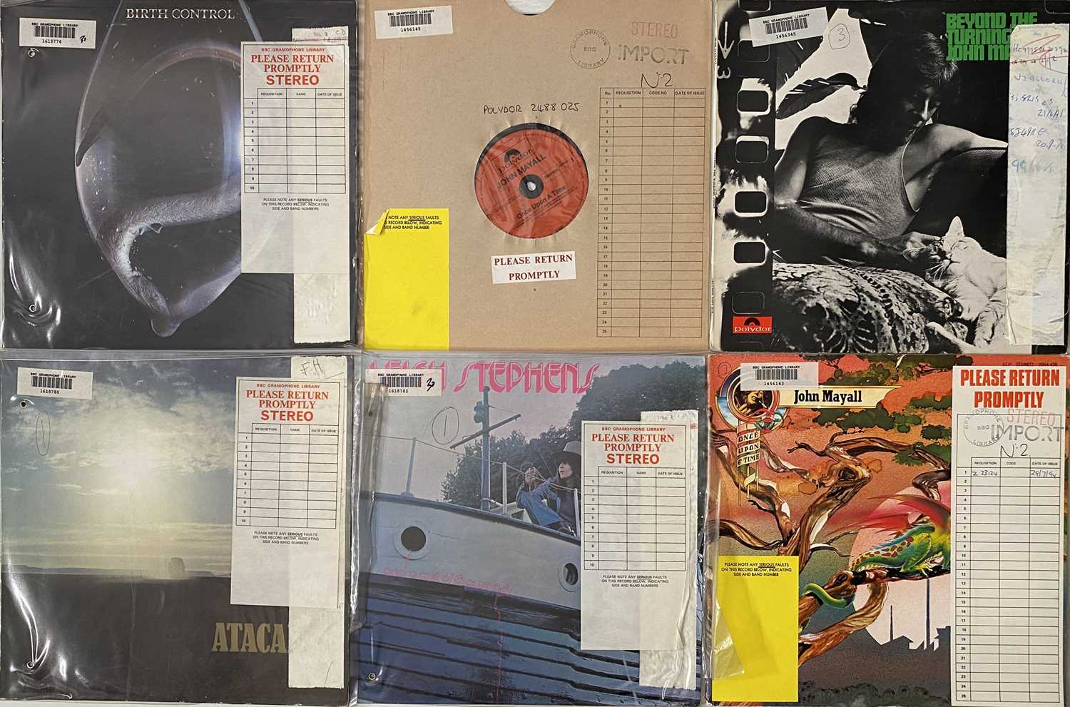 Lot 114 - POLYDOR/ CHARISMA - LP PACK