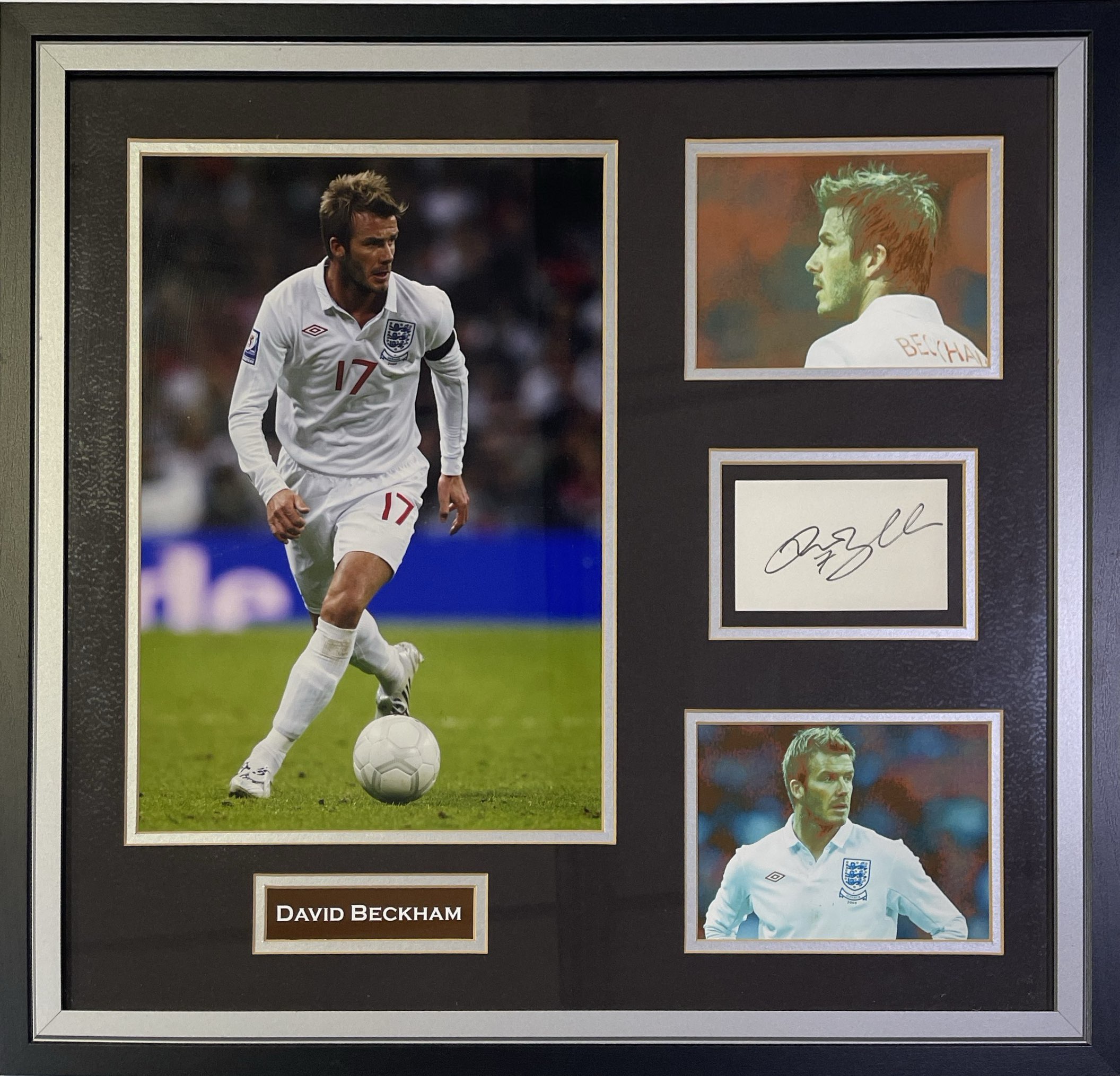 Lot 311 - DAVID BECKHAM - SIGNED DISPLAY.
