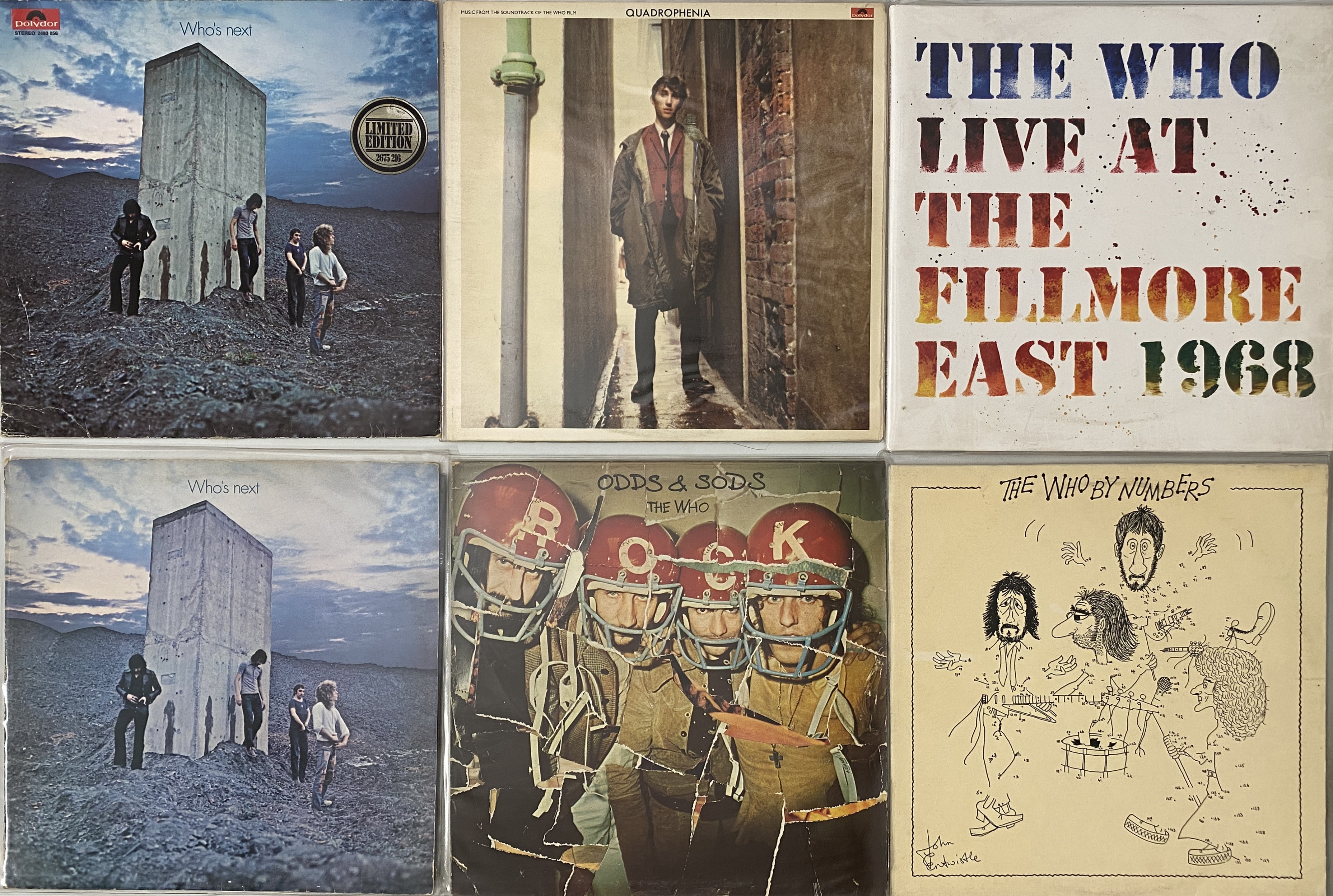 Lot 42 - THE WHO AND RELATED - LP PACK