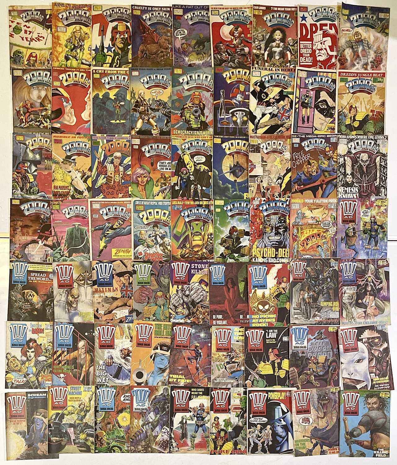 Lot 97 - C1500 2000AD COMIC BOOKS.