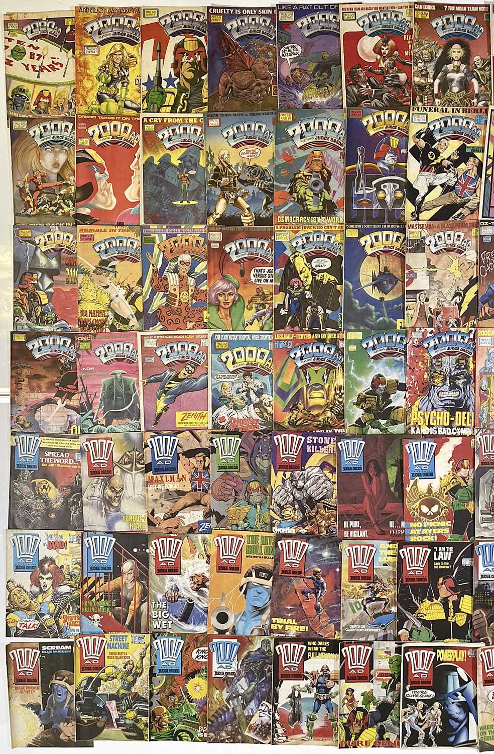 Lot 97 - C1500 2000AD COMIC BOOKS.