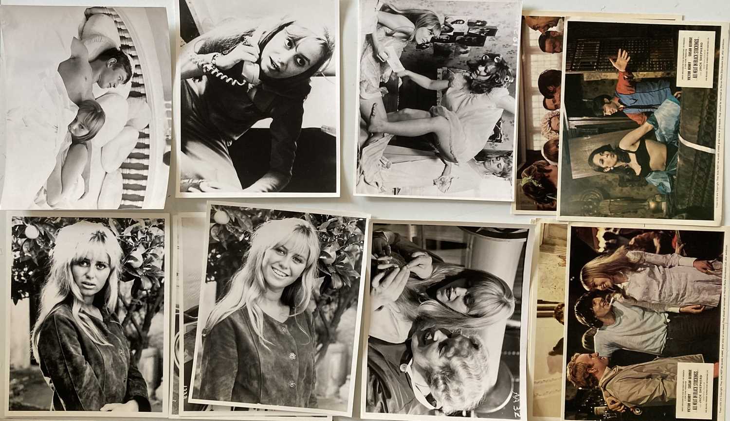 Lot 218 - SUSAN GEORGE MEMORABILIA COLLECTION.
