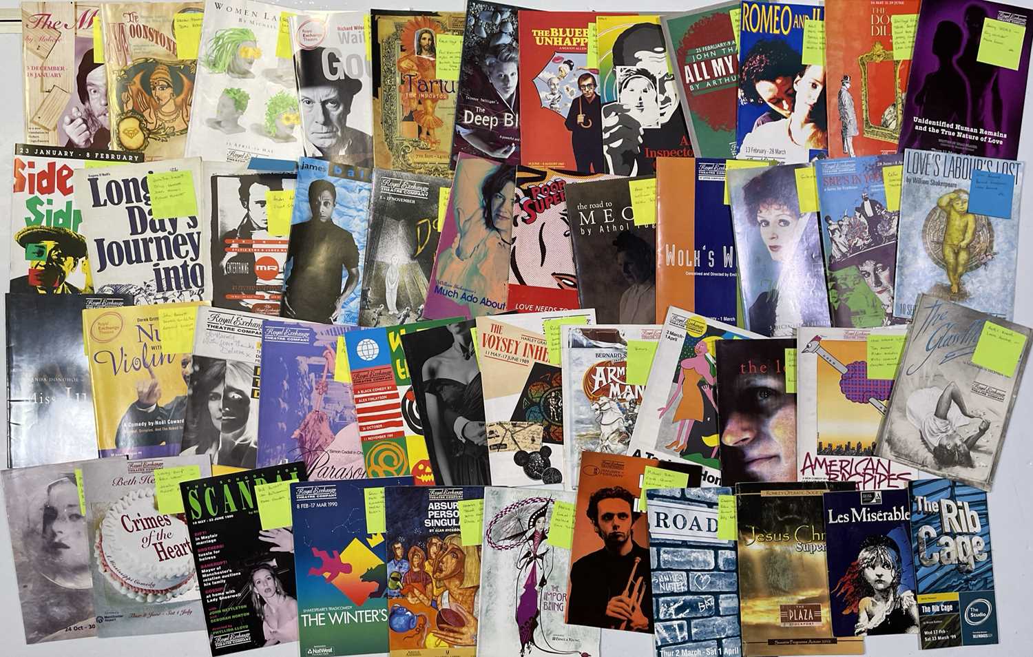 Lot 135 - THEATRE PROGRAMMES SIGNED BY STARS OF STAGE