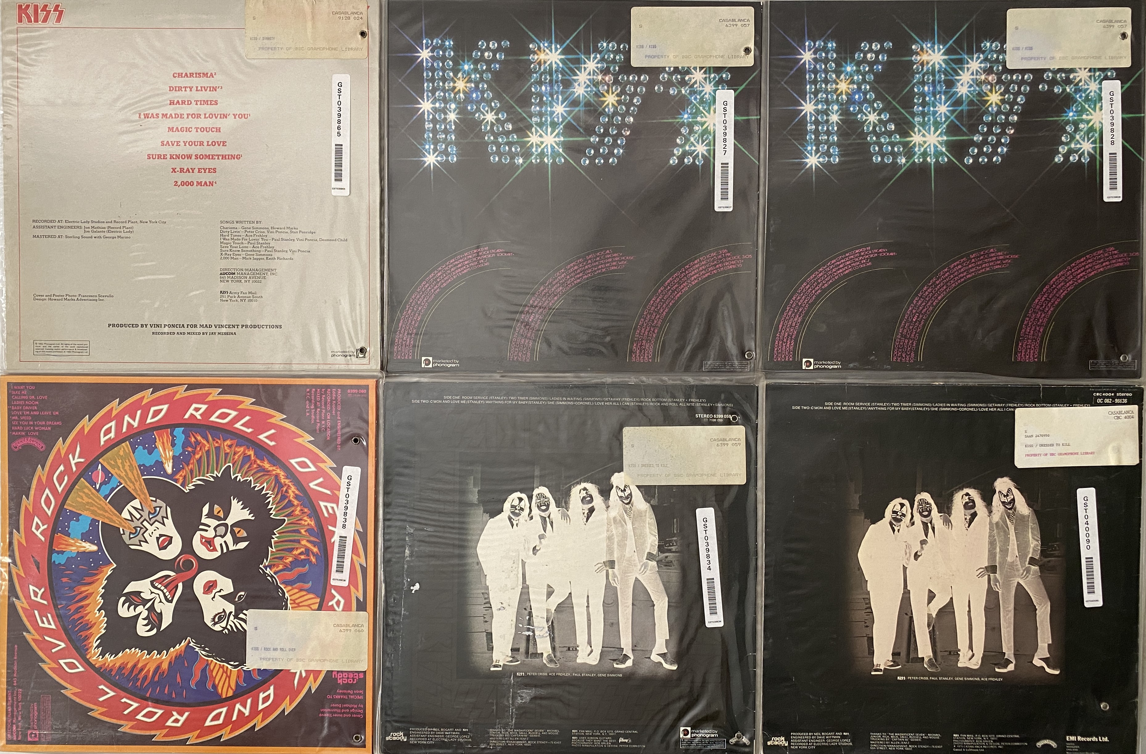 Lot 208 - KISS - LP COLLECTION