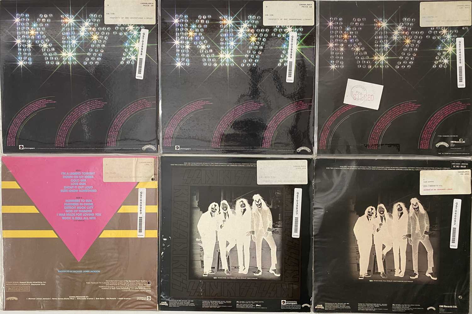 Lot 206 - KISS - LP COLLECTION