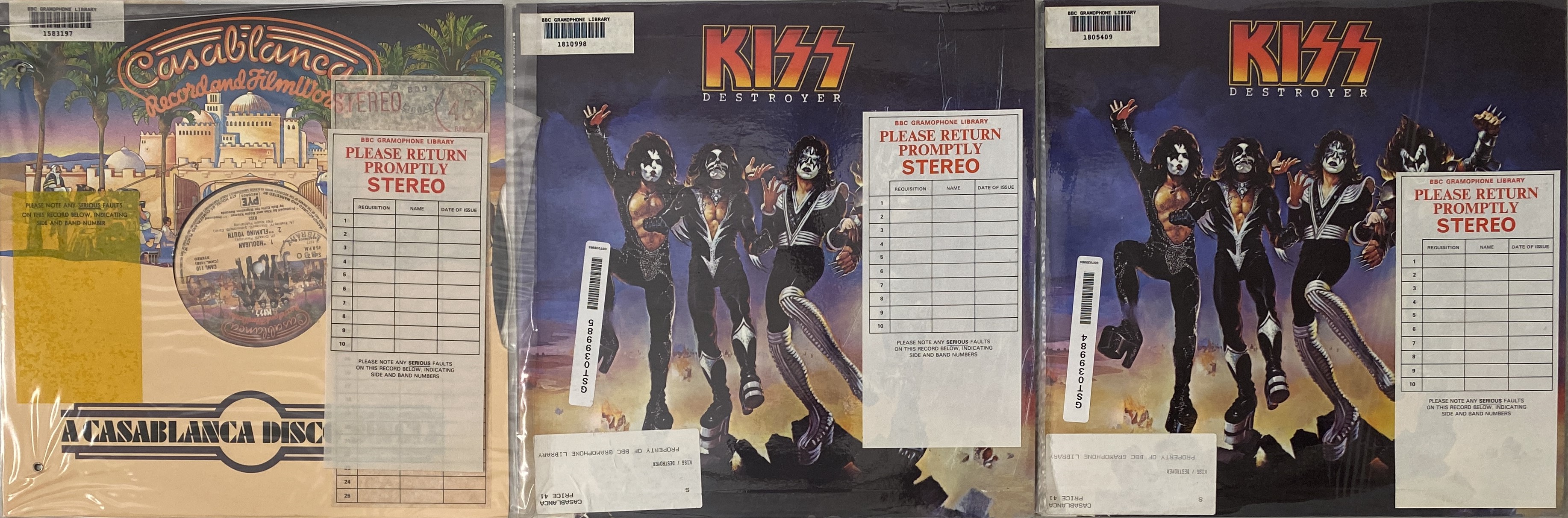 Lot 206 - KISS - LP COLLECTION