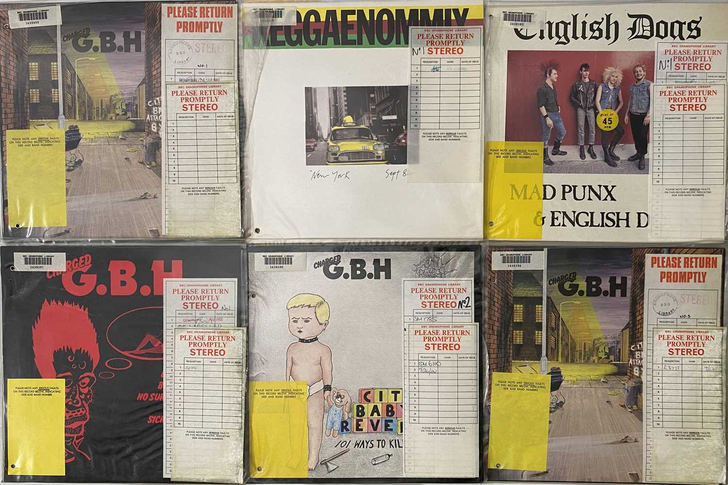 Lot 216 - CLAY RECORDS - PUNK / HARDCORE - LPs / 12"