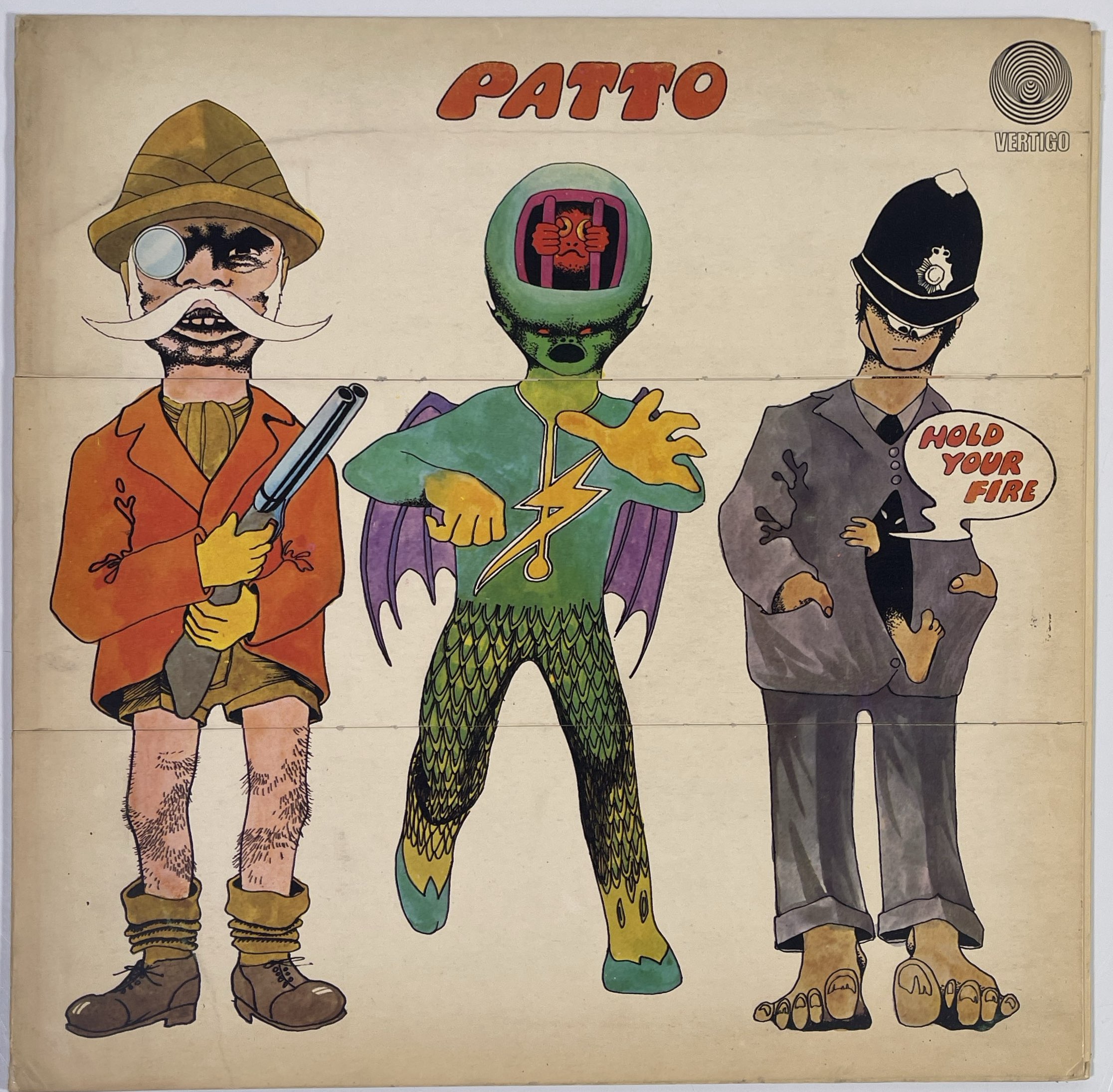 Lot 70 - PATTO - HOLD YOUR FIRE LP (UK FIRST - SWIRL