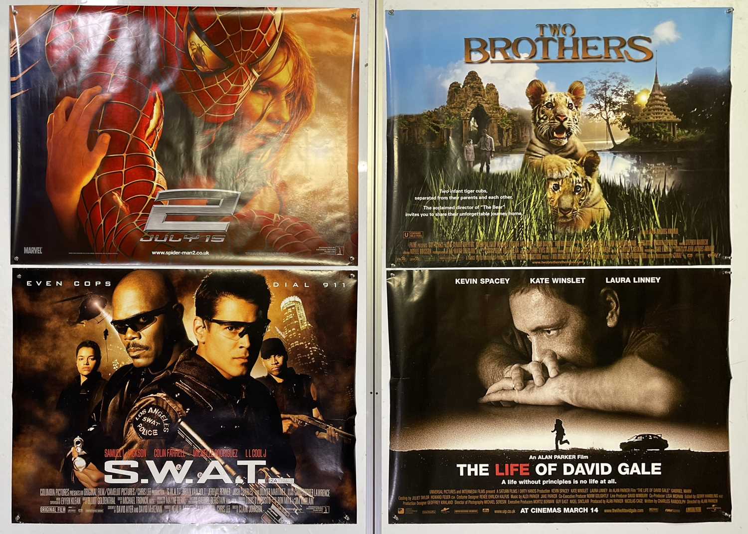 Lot 192 - LARGE COLLECTION OF UK QUAD CINEMA POSTERS.